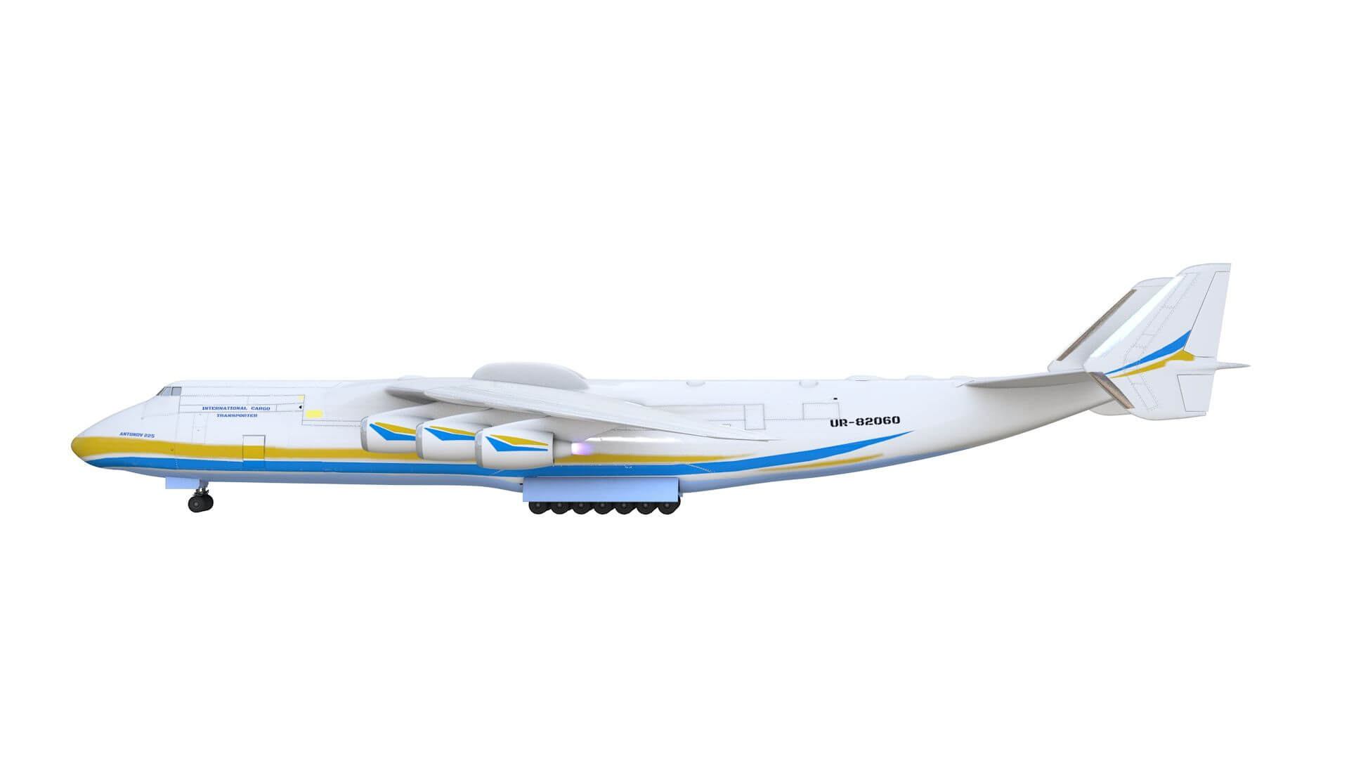 Antonov AN 225 Mriya - 3D Model by 3dstudio