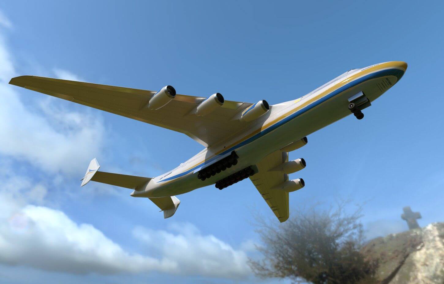 Antonov AN 225 Mriya - 3D Model by 3dstudio