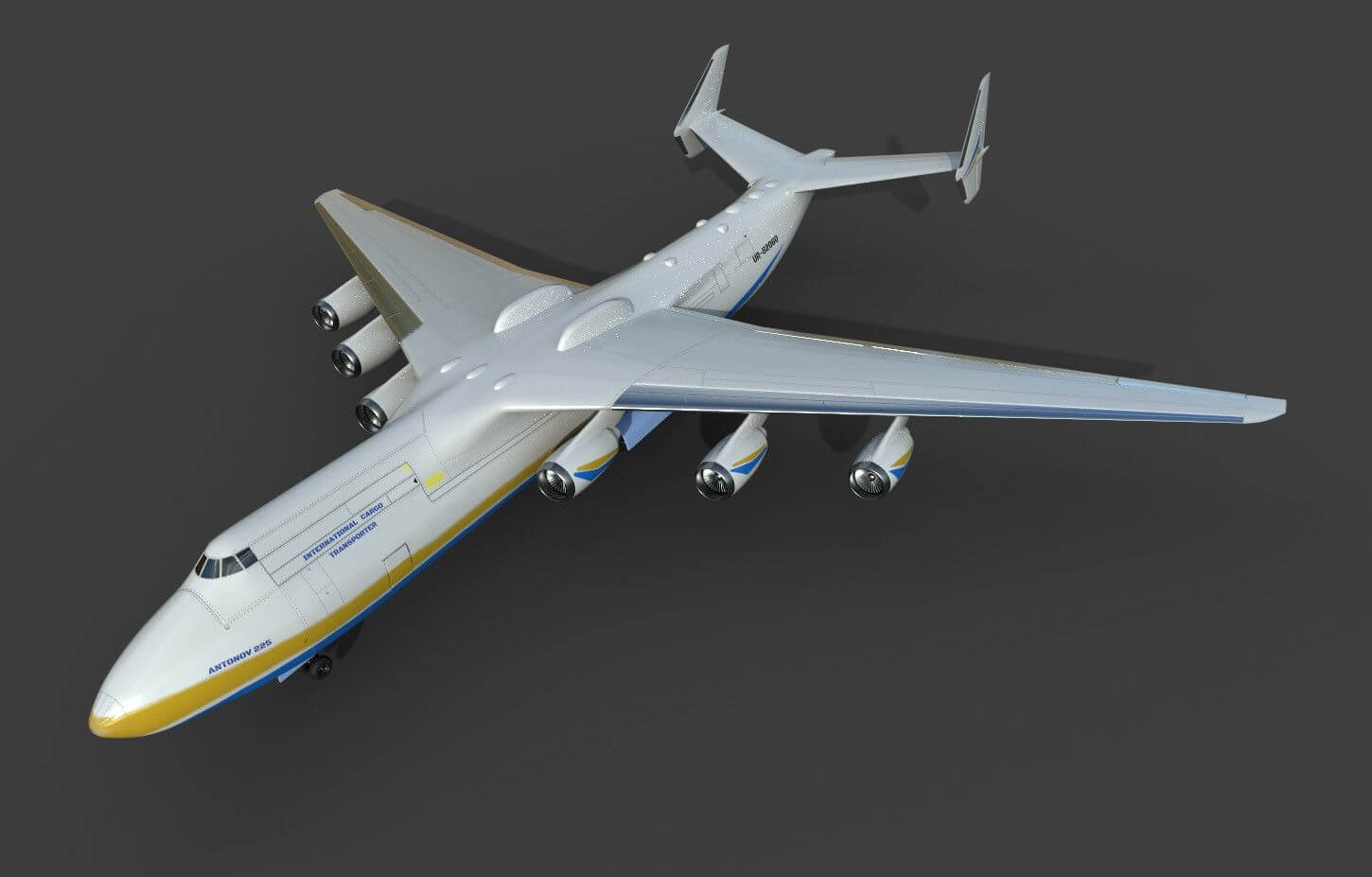 Antonov AN 225 Mriya - 3D Model by 3dstudio