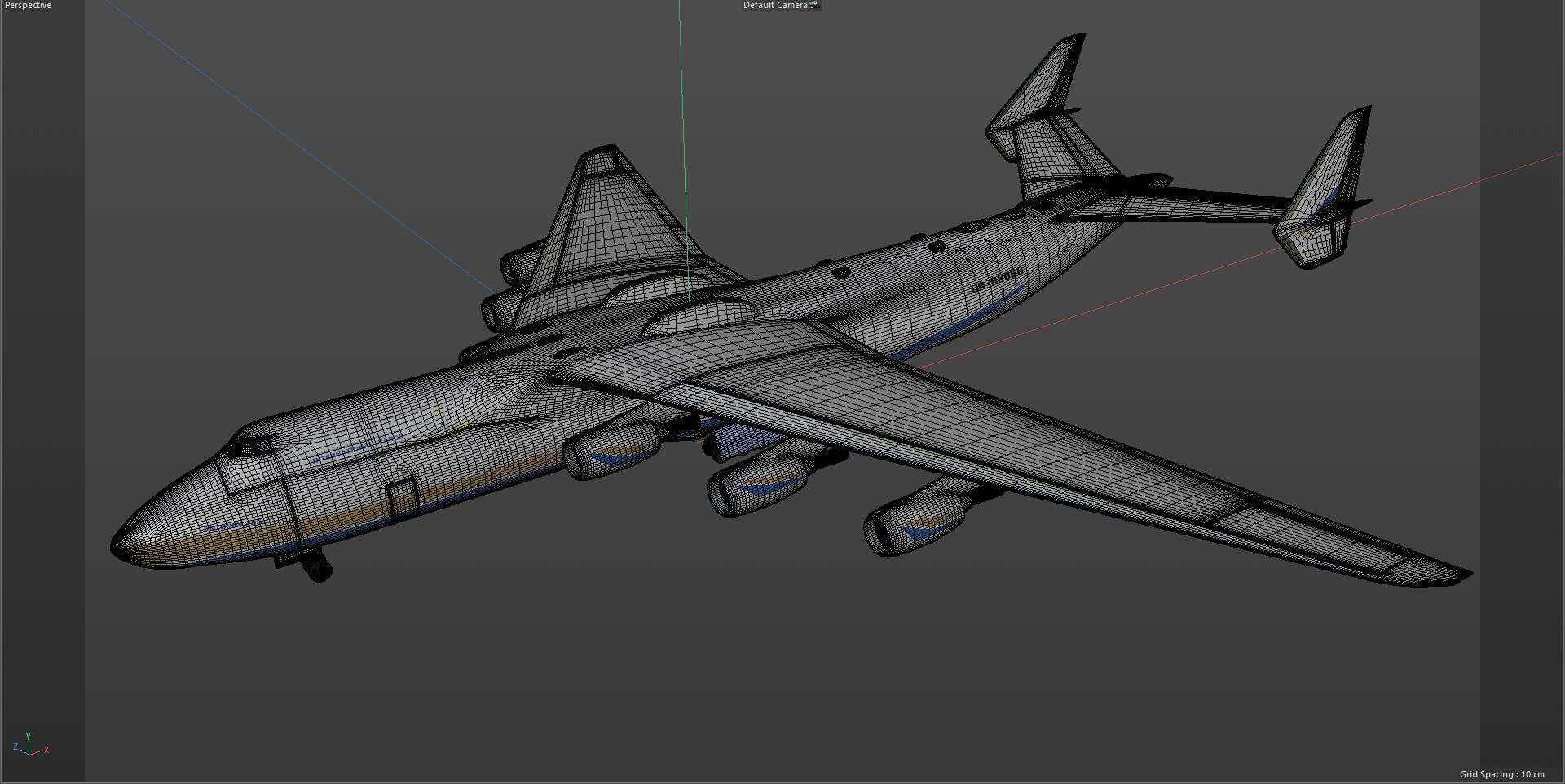 Antonov AN 225 Mriya - 3D Model by 3dstudio