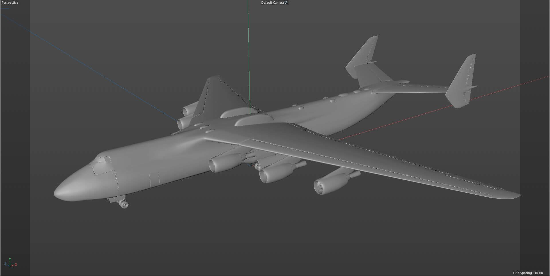 Antonov AN 225 Mriya - 3D Model by 3dstudio