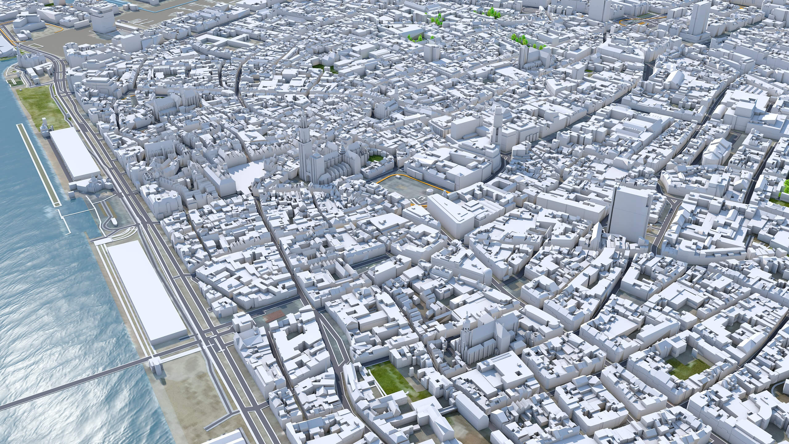Antwerp Belgium 55km - 3D Model by 3dstudio