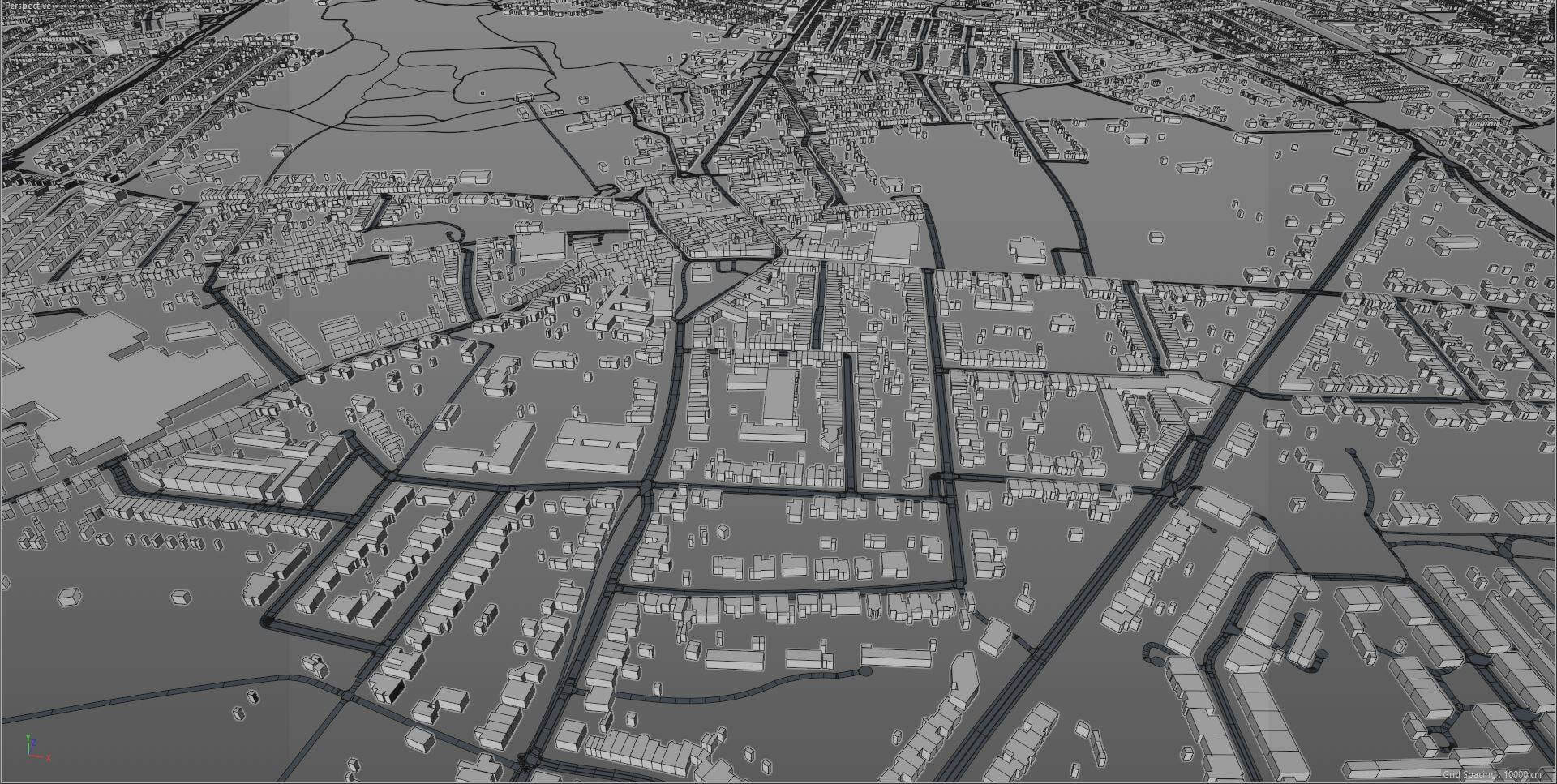 Antwerp Belgium - 3D Model by 3dstudio