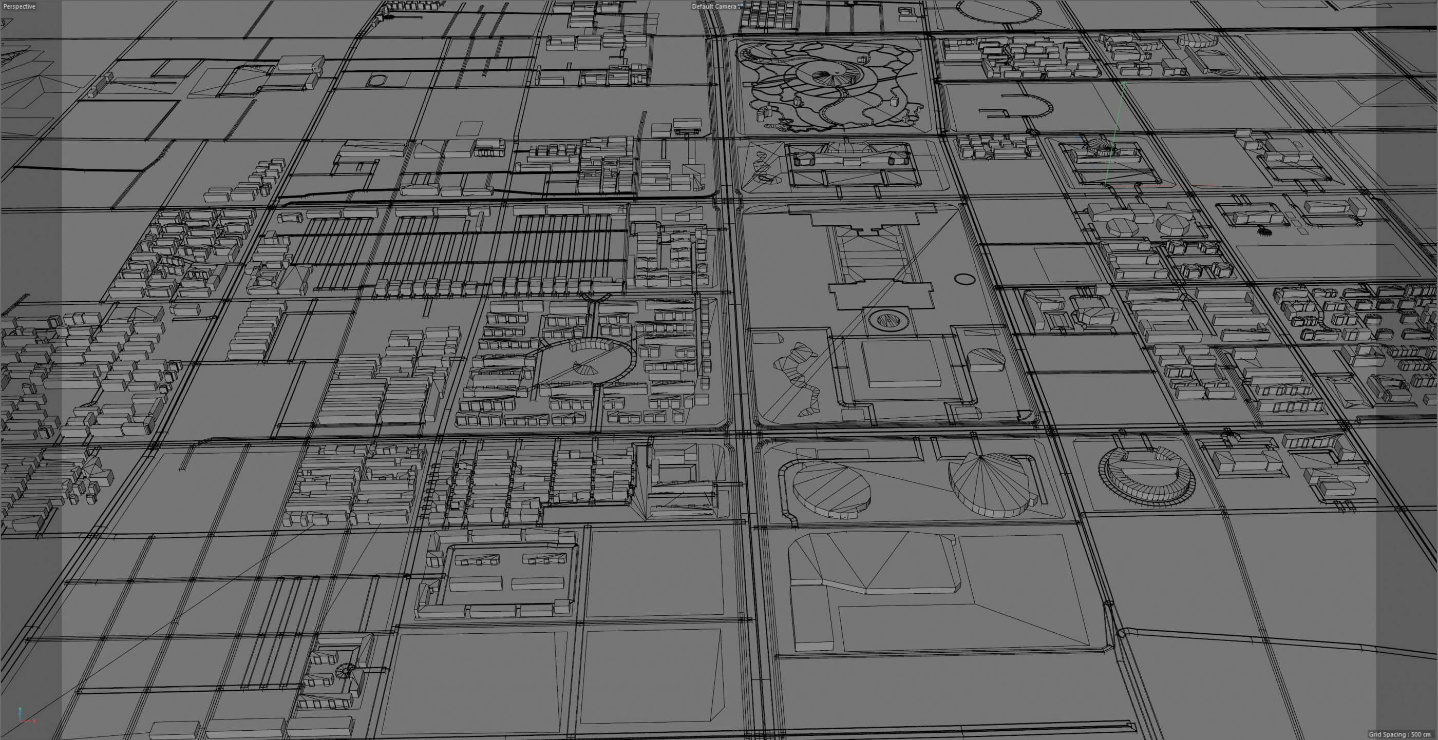 Anyang Henan City China 3D Model 40km by 3dstudio