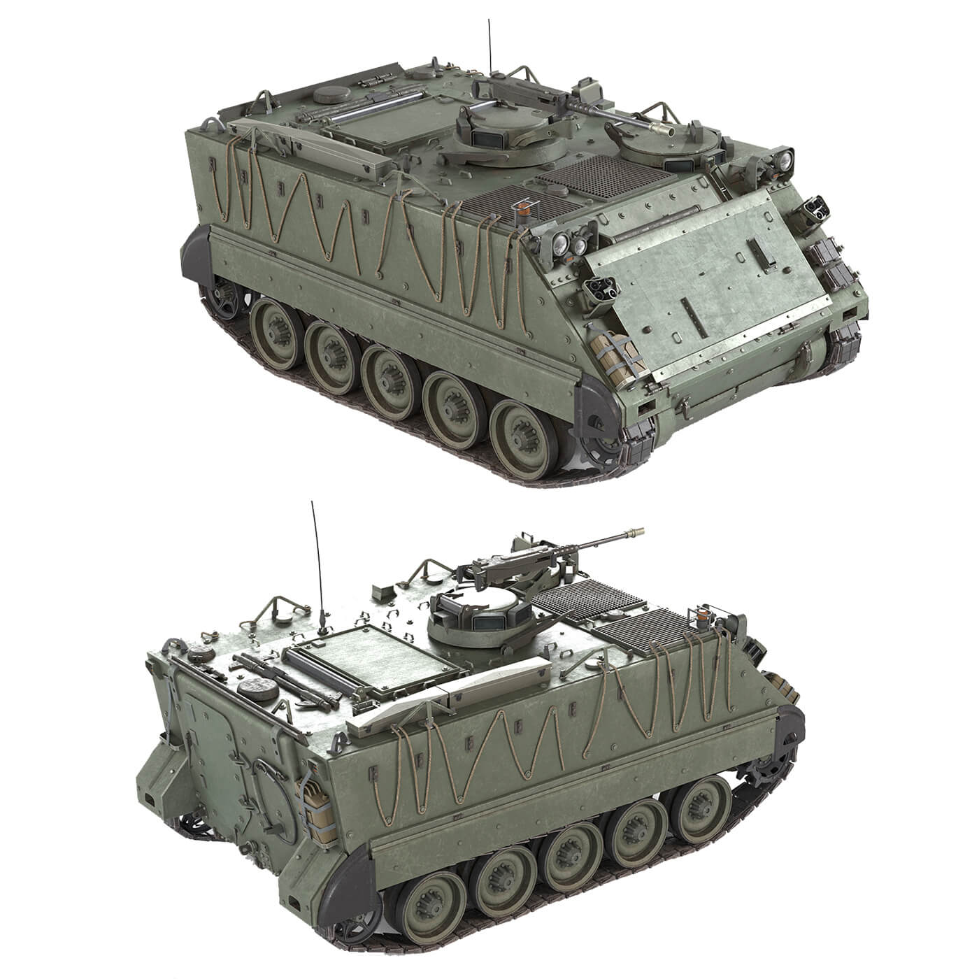 APC M113A3 Tank - 3D Model by 3dstudio