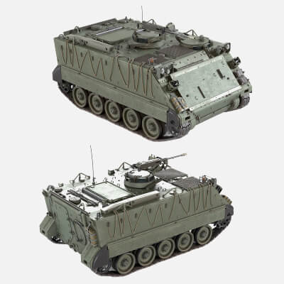 APC M113A3 Tank - 3D Model by 3dstudio