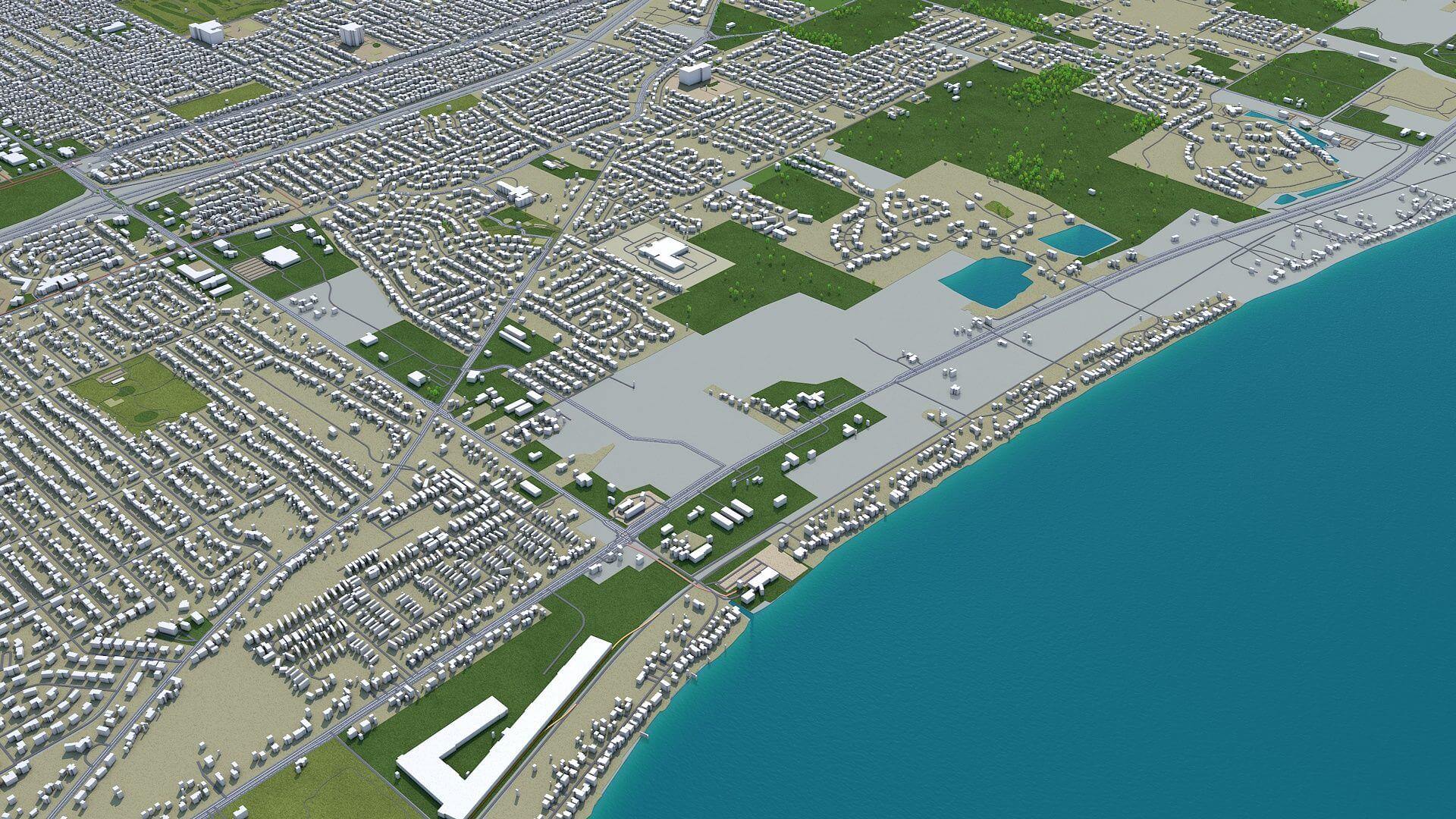 Appleton Wisconsin 40km - 3D Model by 3dstudio