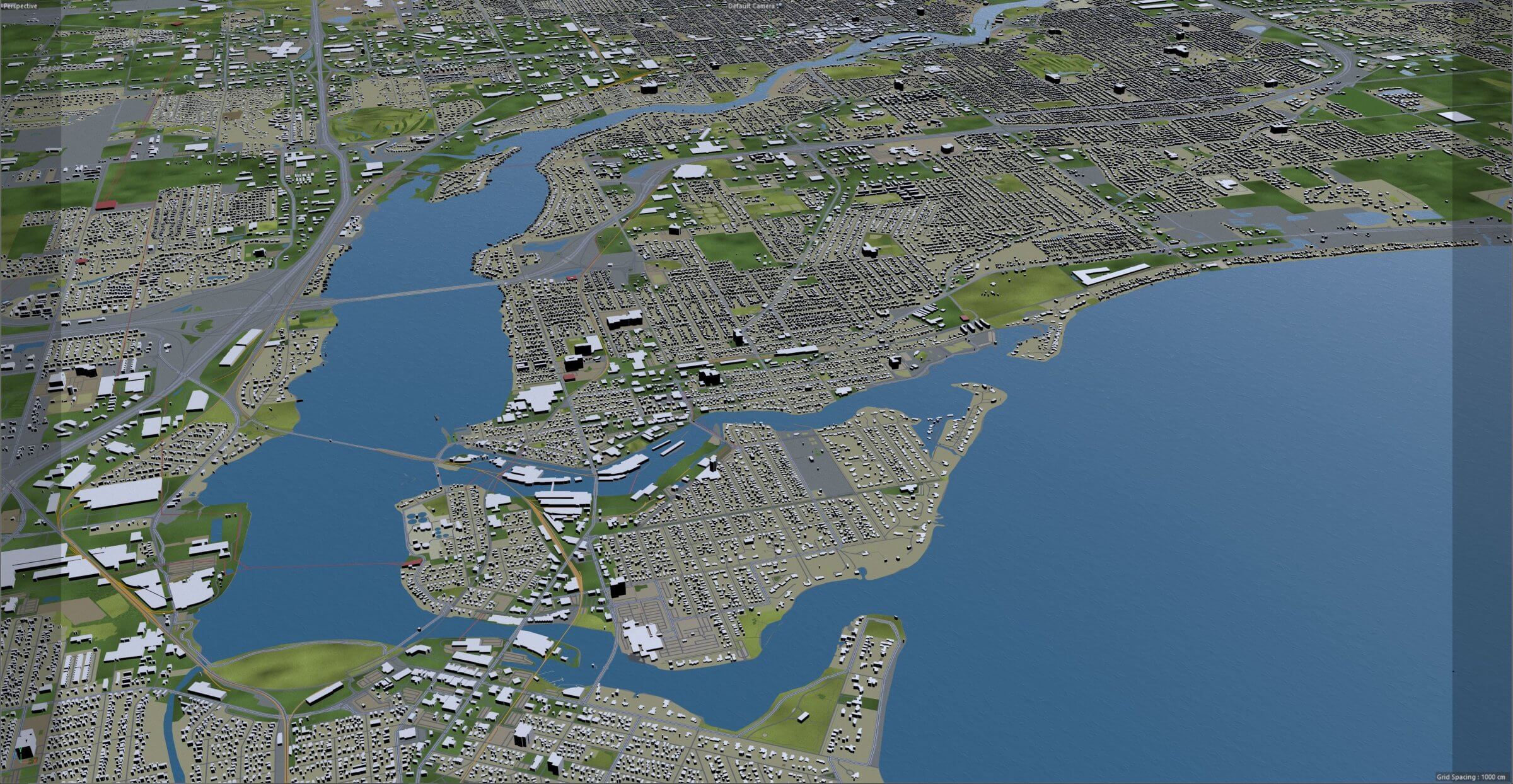 Appleton Wisconsin 40km - 3D Model by 3dstudio