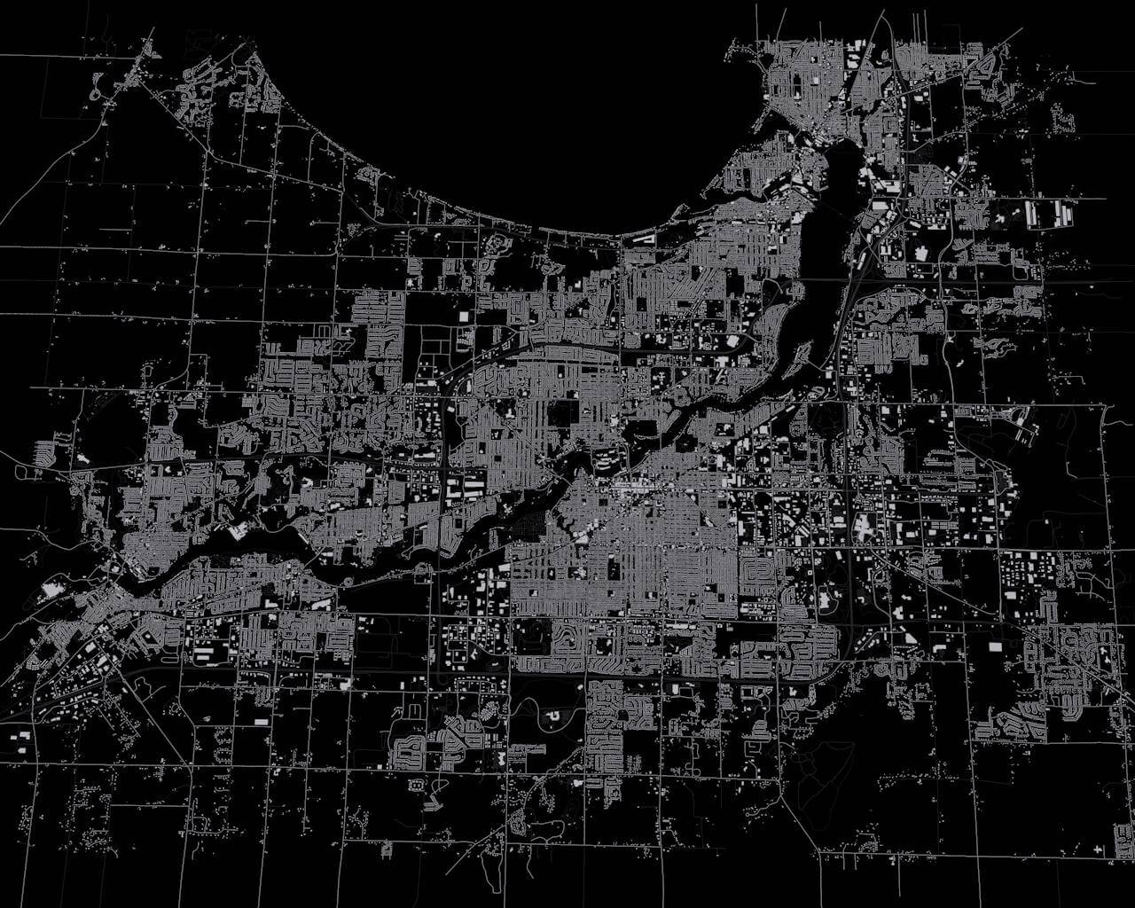 Appleton Wisconsin - 3D Model by 3dstudio