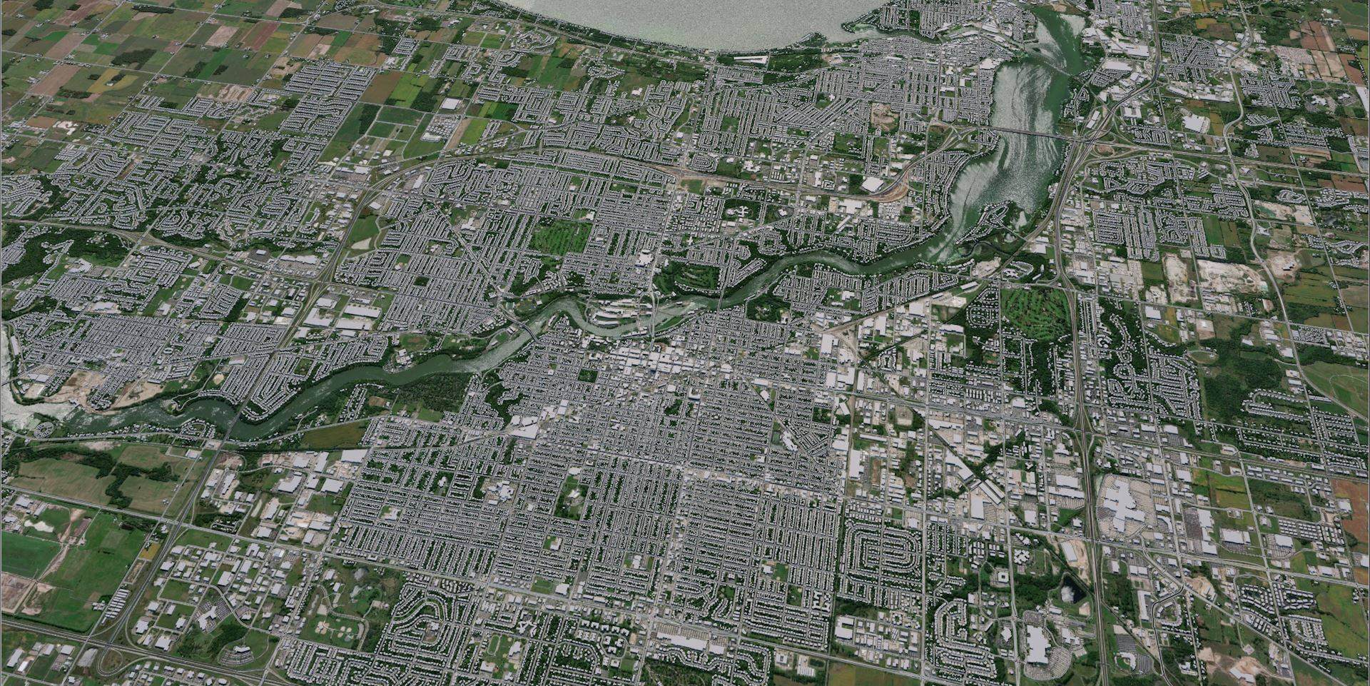 Appleton Wisconsin - 3D Model by 3dstudio