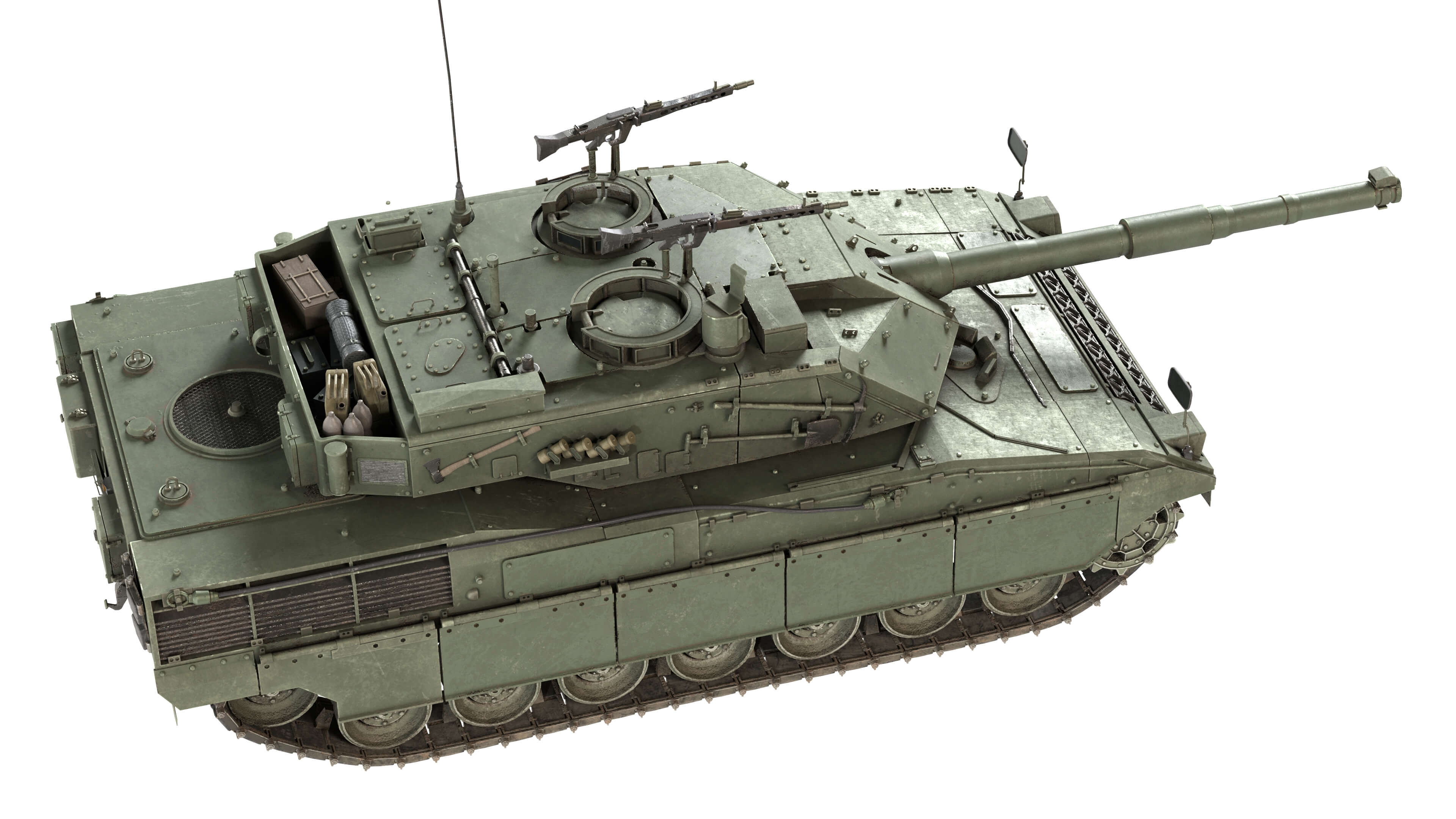 Ariete MBT Tank - 3D Model by 3dstudio