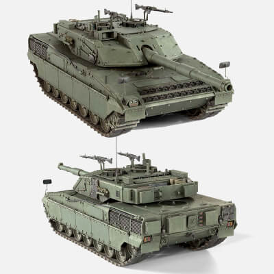 Ariete MBT Tank - 3D Model by 3dstudio