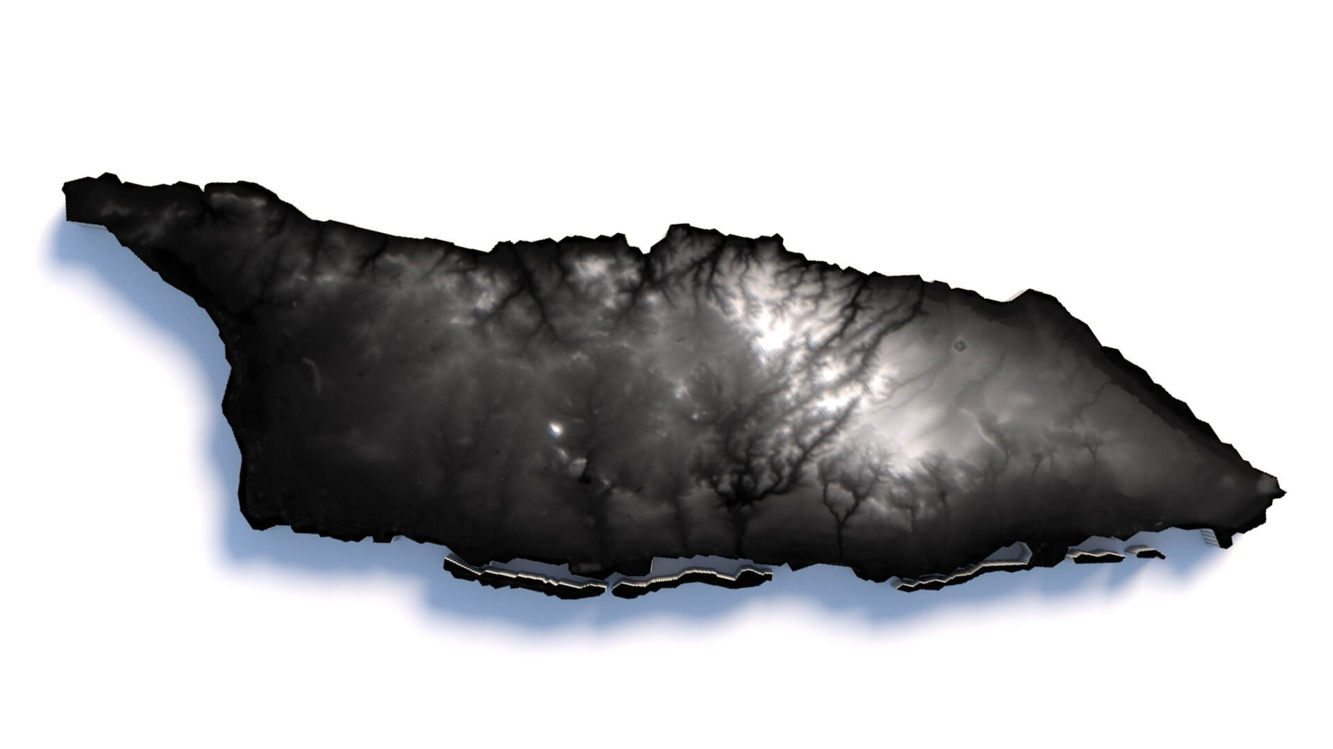 Aruba Terrain Map - 3D Model by 3dstudio