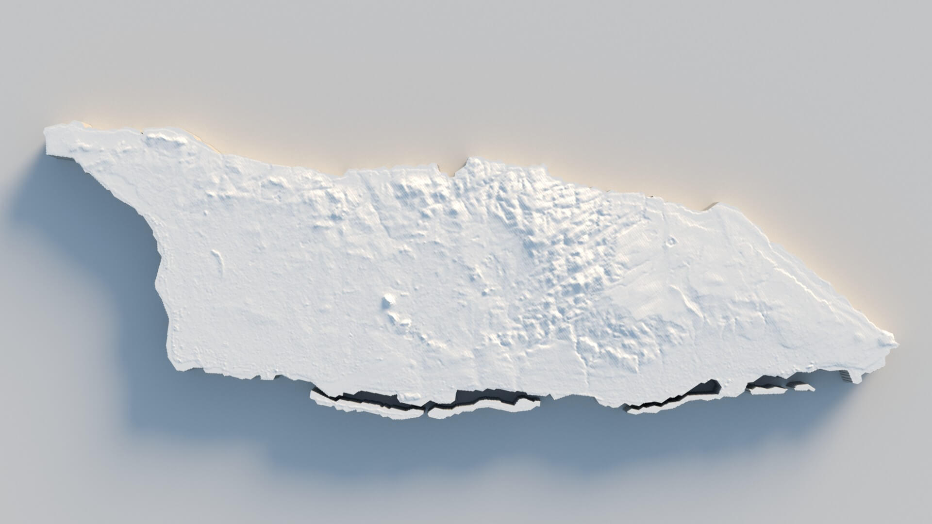 Aruba Terrain Map - 3D Model by 3dstudio