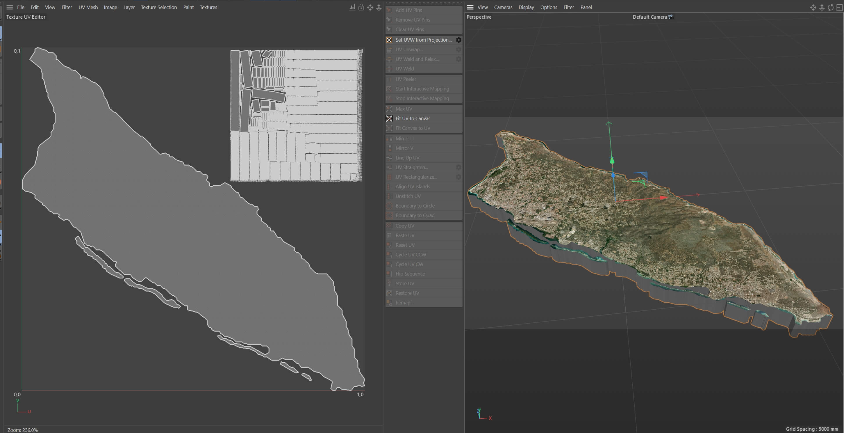 Aruba Terrain Map - 3D Model by 3dstudio