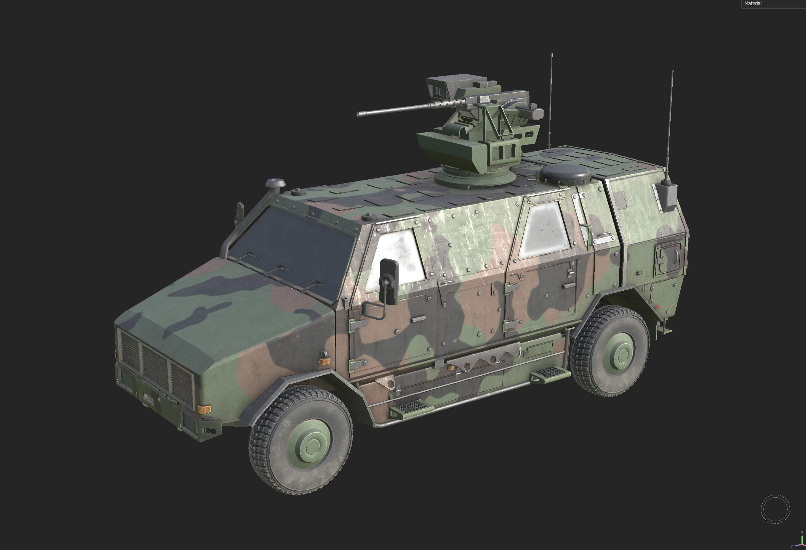 Atf Dingo 2 Infantry Mobility Vehicle 3D Model by 3dstudio
