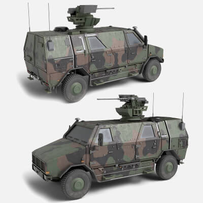 Atf Dingo 2 Infantry Mobility - 3D Model by 3dstudio