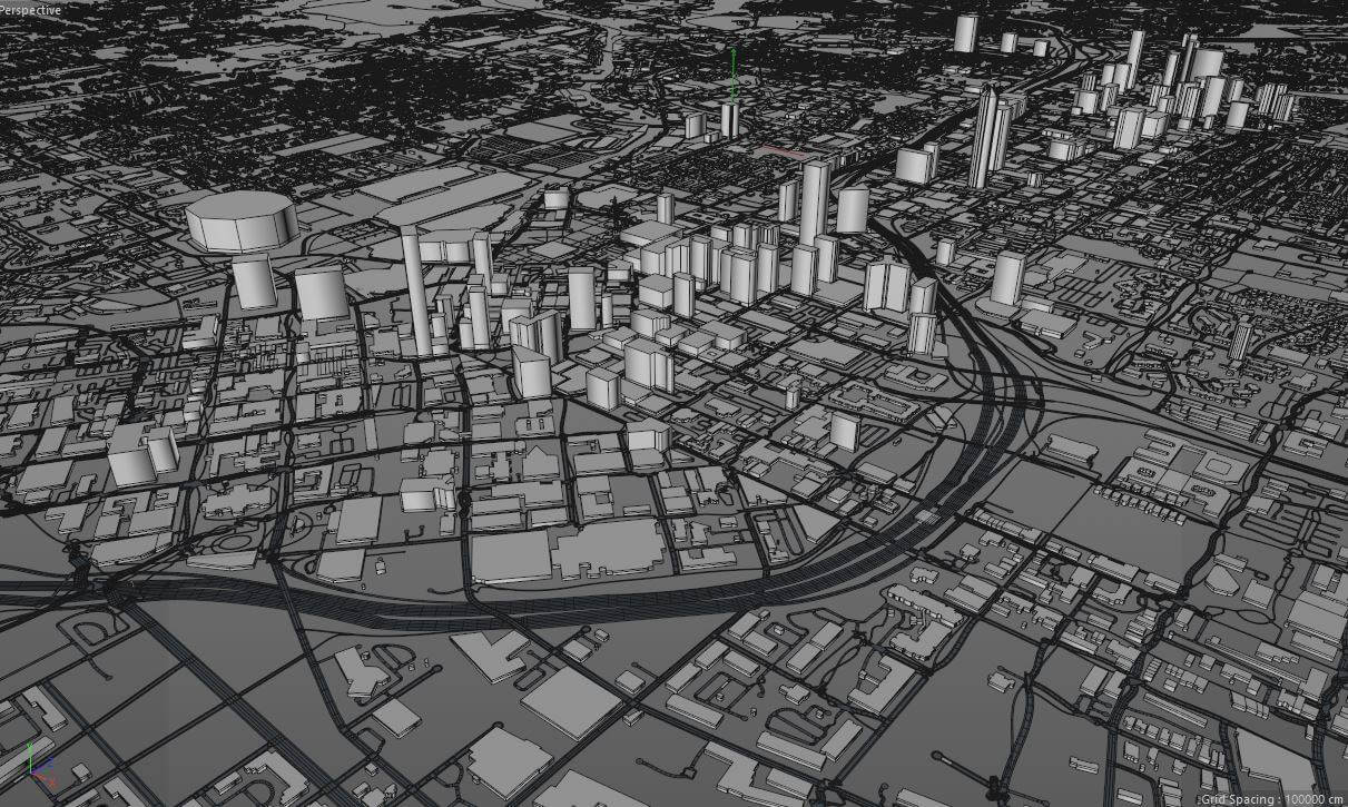 Atlanta Georgia - 3D Model by 3dstudio