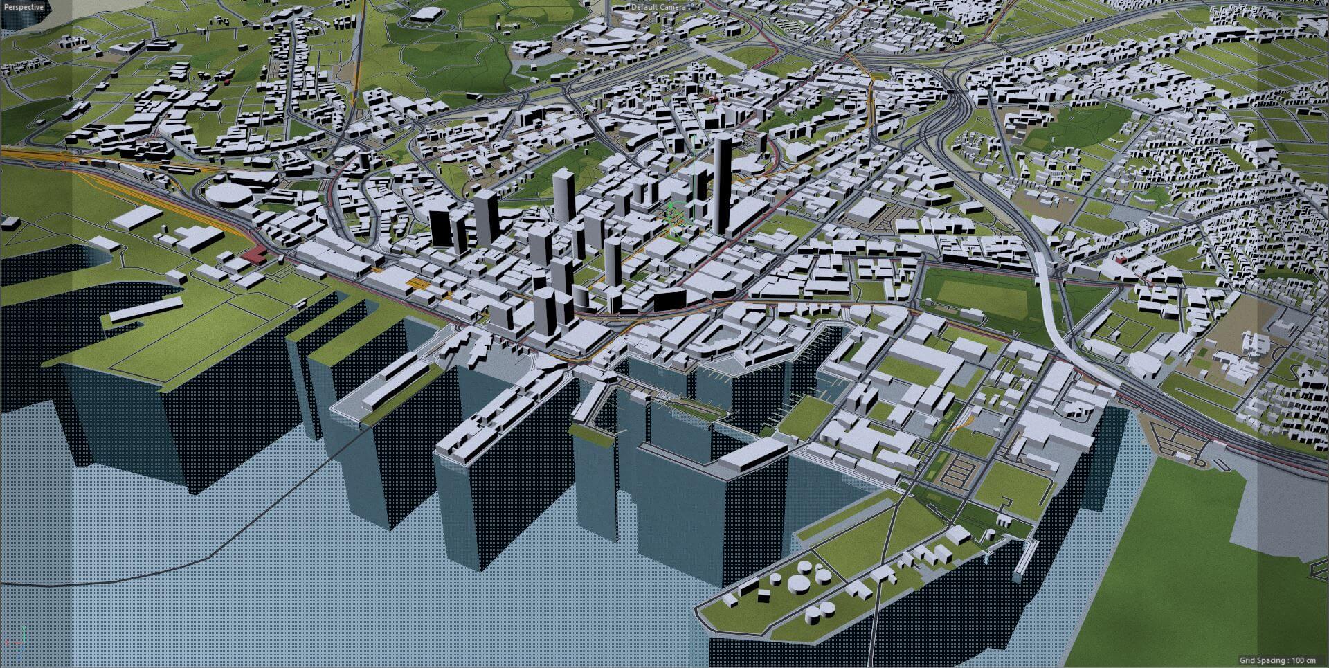 Auckland New Zealand 100km - 3D Model by 3dstudio