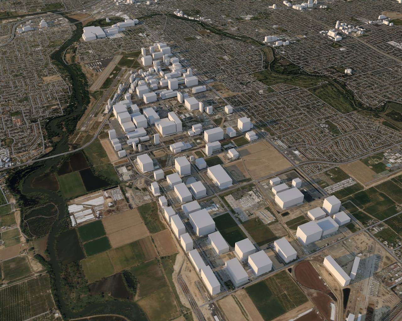 Aurora Modesto California - 3D Model by 3dstudio