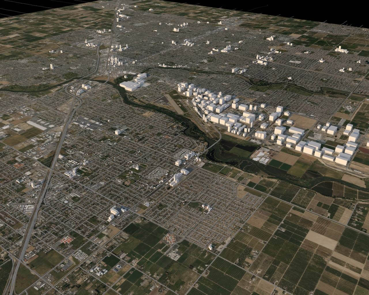 Aurora Modesto California - 3D Model by 3dstudio