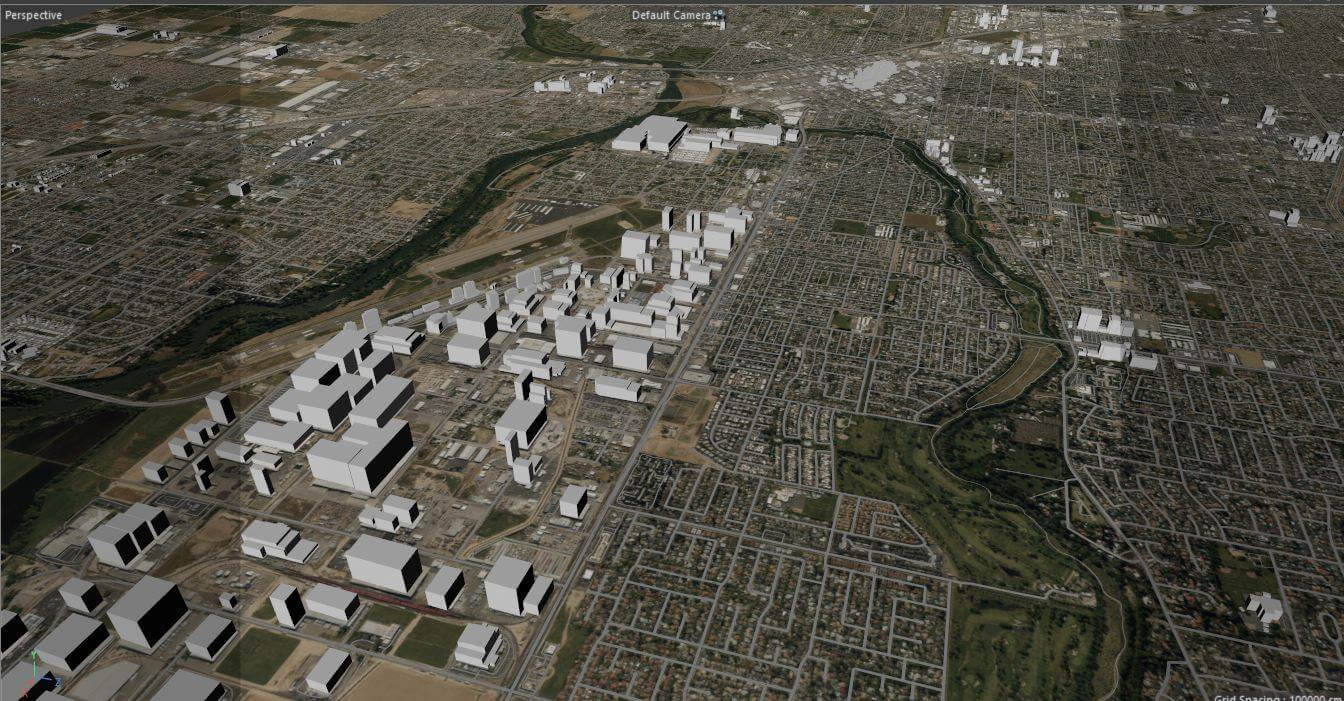 Aurora Modesto California - 3D Model by 3dstudio