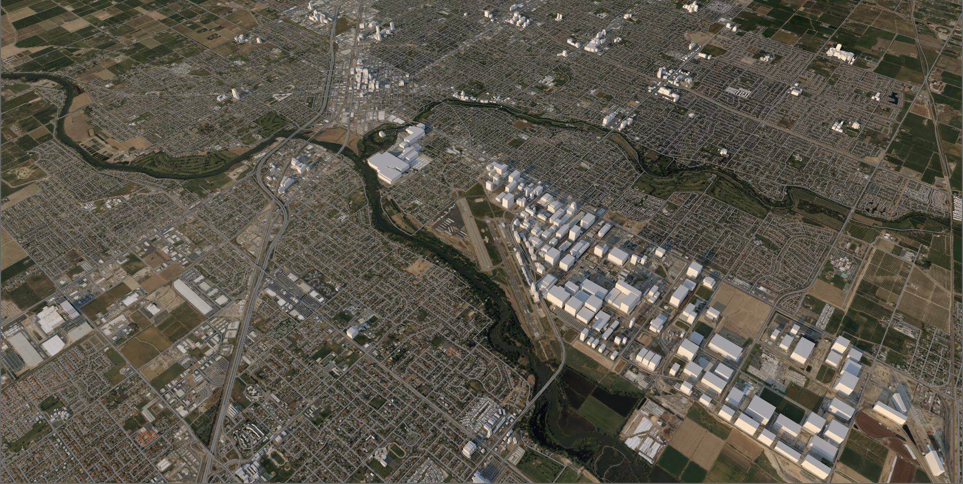 Aurora Modesto California - 3D Model by 3dstudio