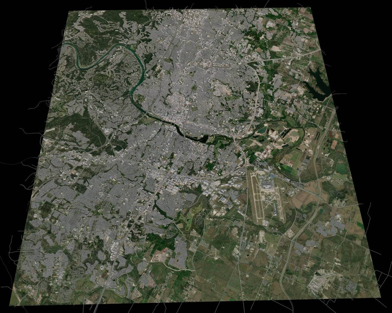 Austin Texas - 3D Model by 3dstudio