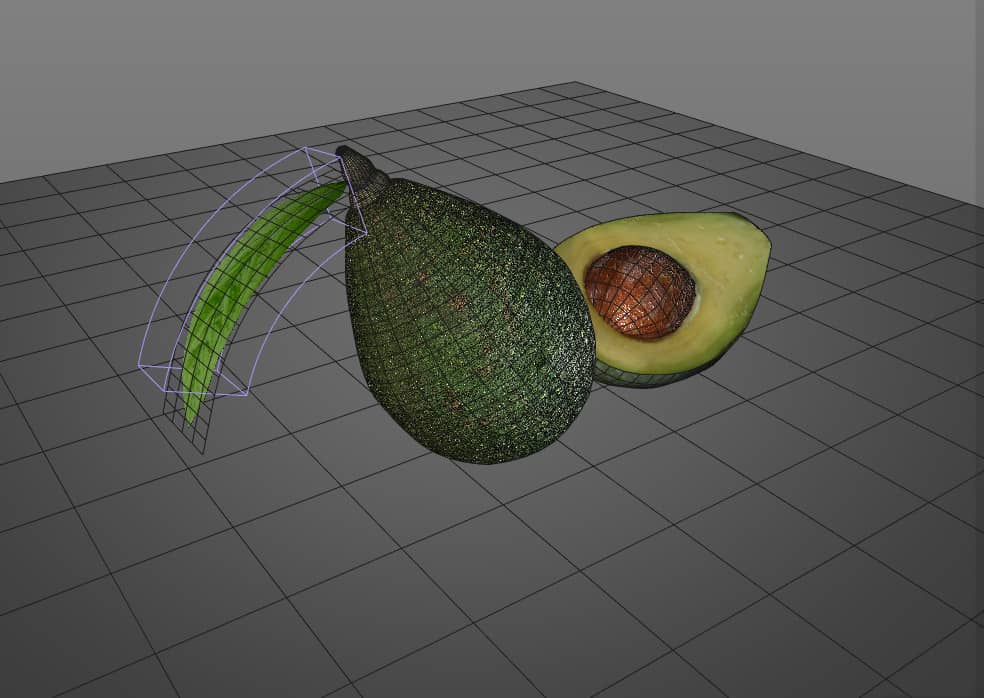 Avocado - 3D Model by 3dstudio
