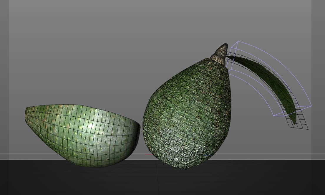 Avocado - 3D Model by 3dstudio
