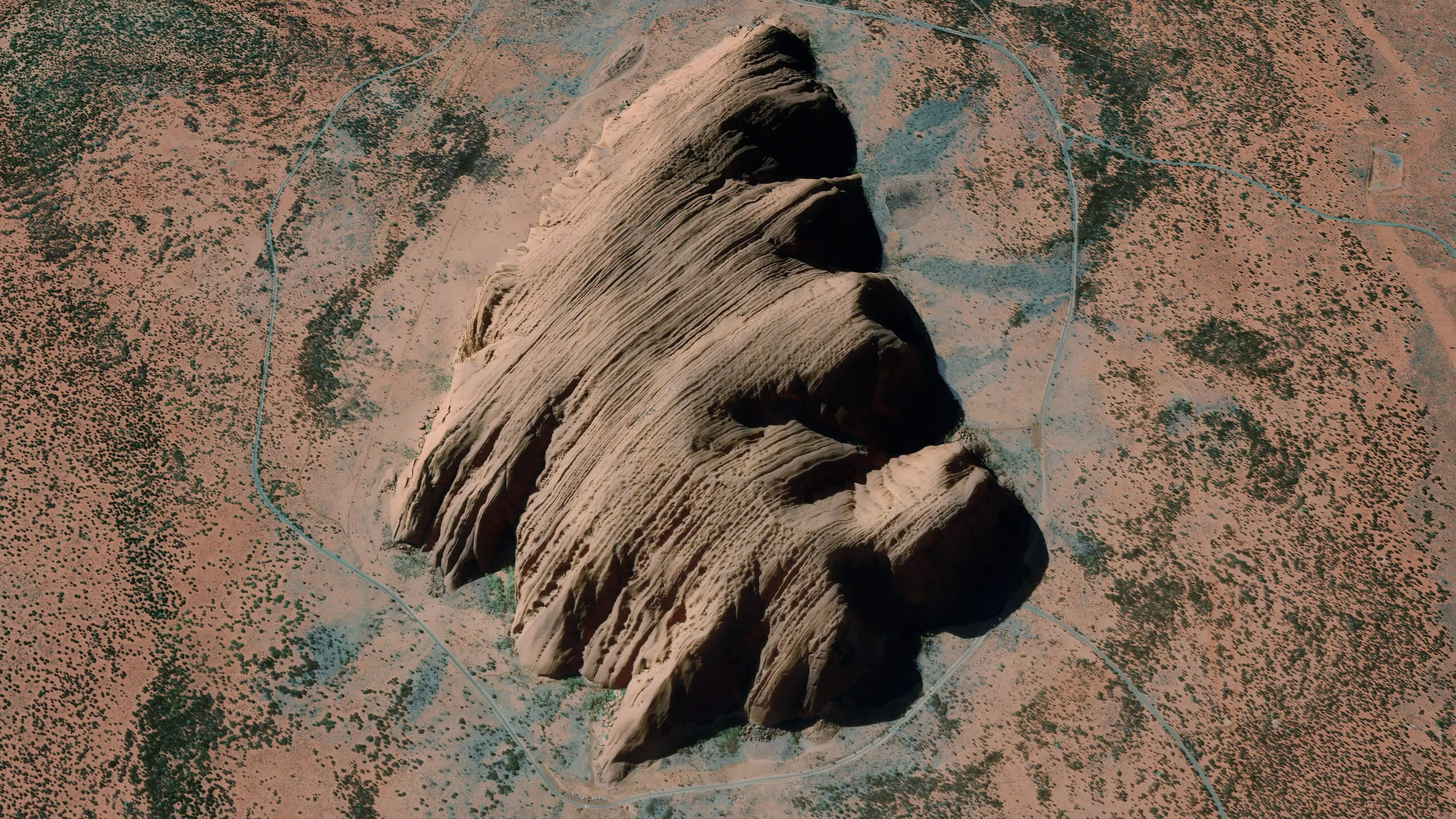 Ayers Rock Uluru Mountains Australia Terrain 3D Model by 3dstudio