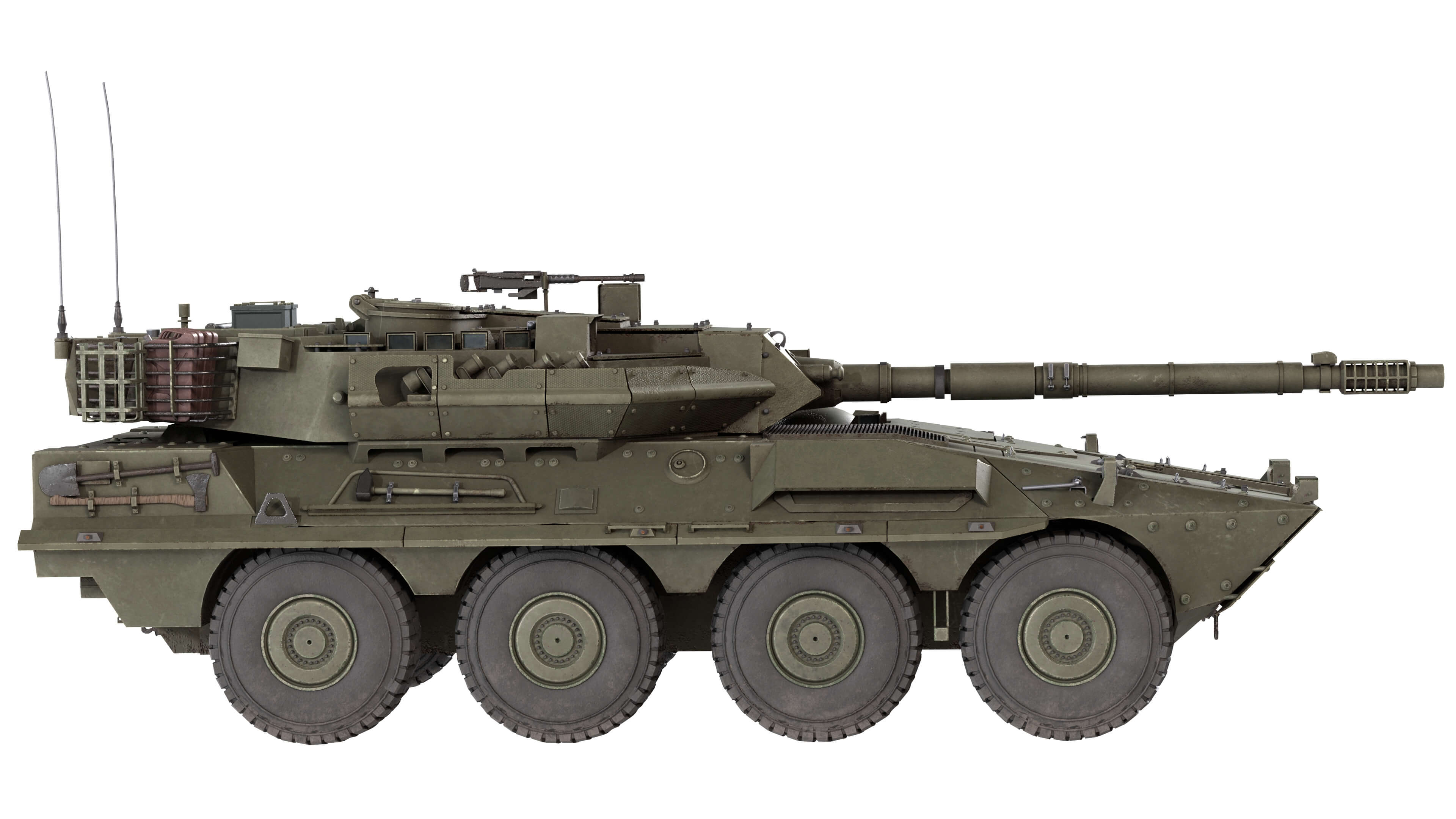 B1 Centauro Tank - 3D Model by 3dstudio