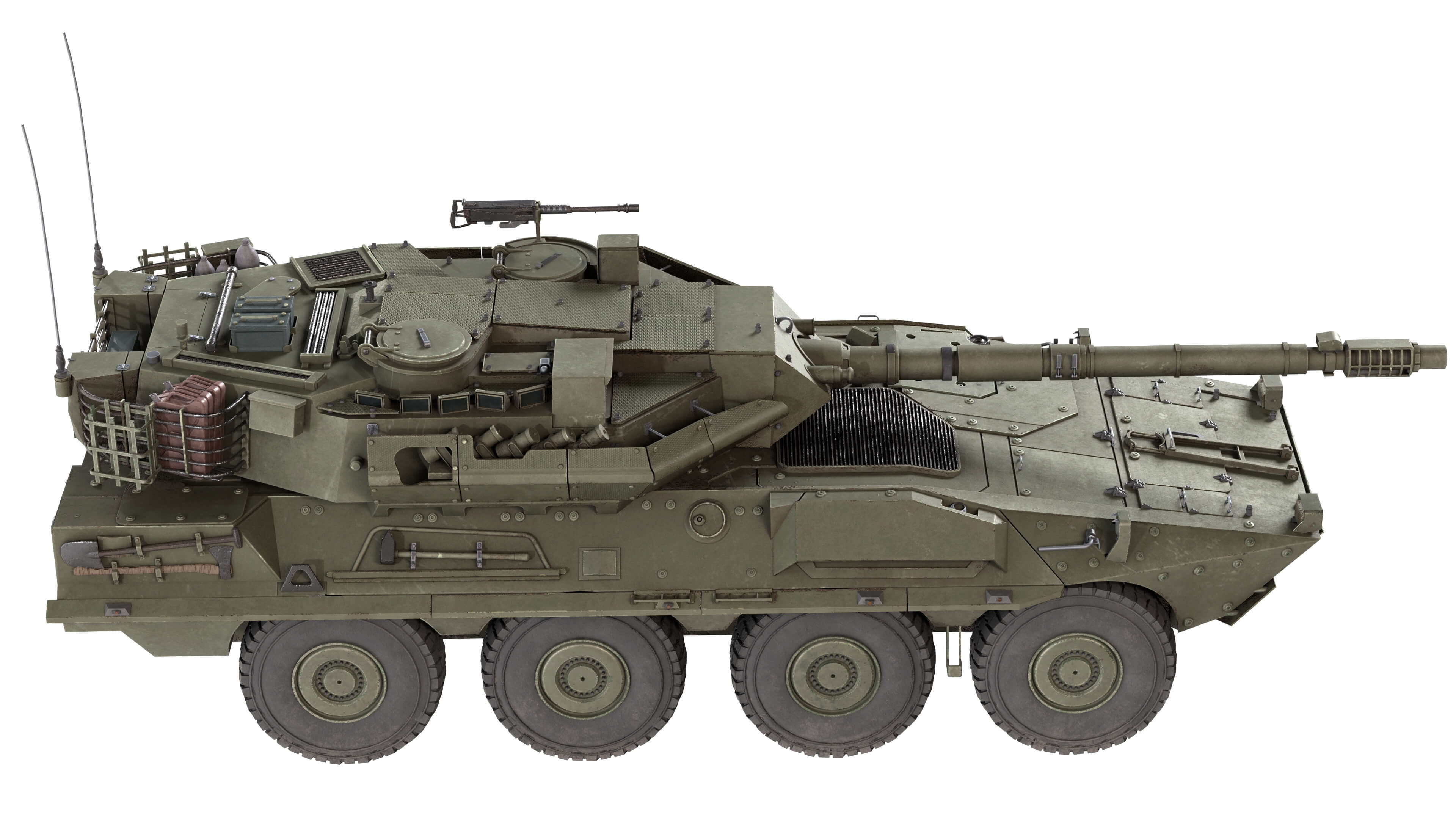 B1 Centauro Tank - 3D Model by 3dstudio