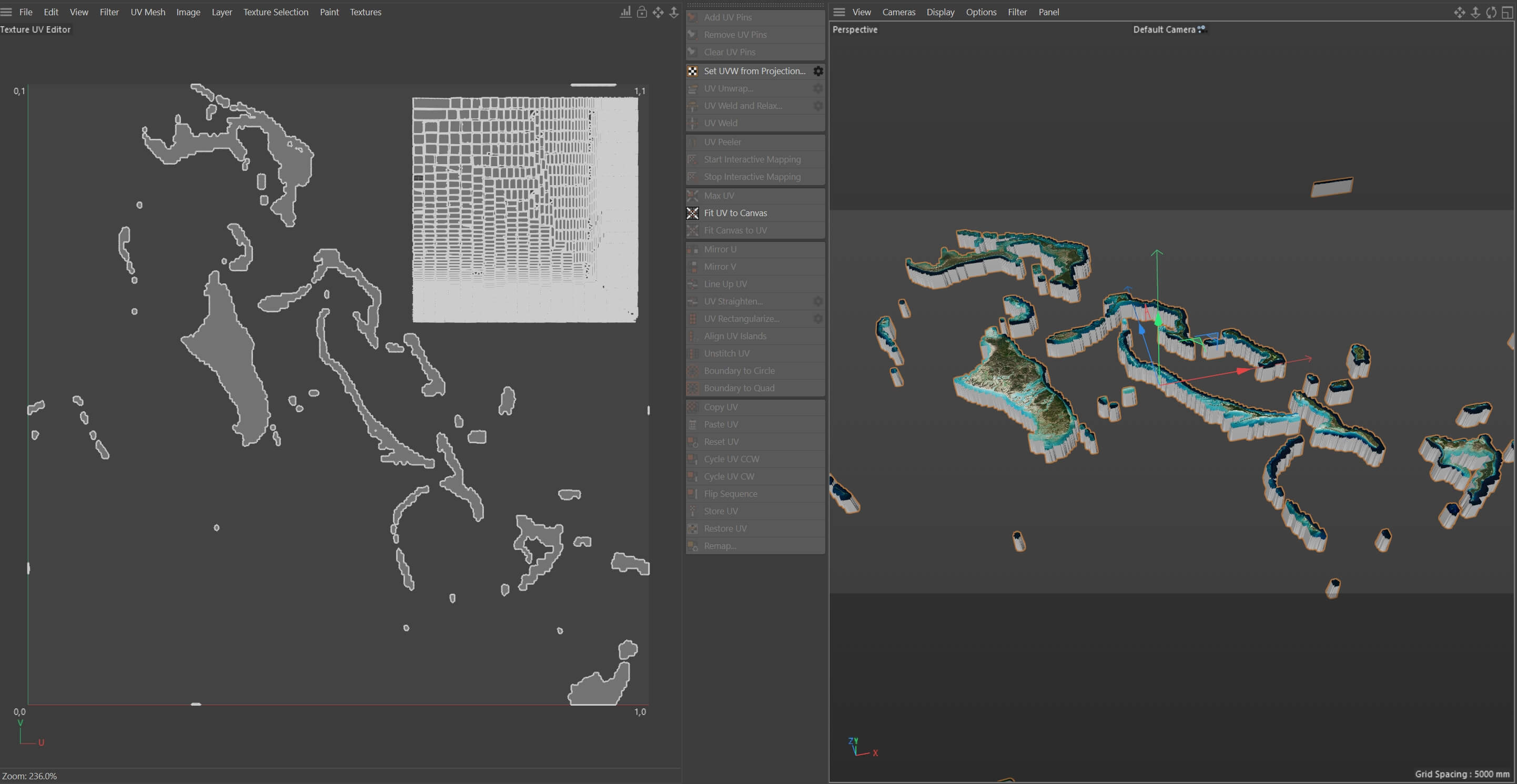 Bahamas Terrain Map - 3D Model by 3dstudio