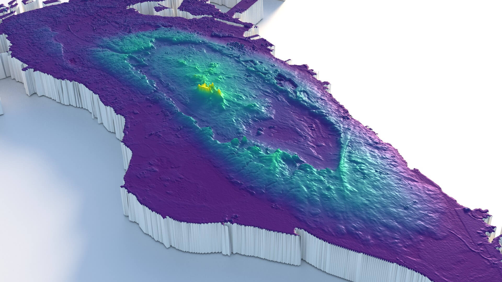 Bahrain Terrain Map - 3D Model by 3dstudio