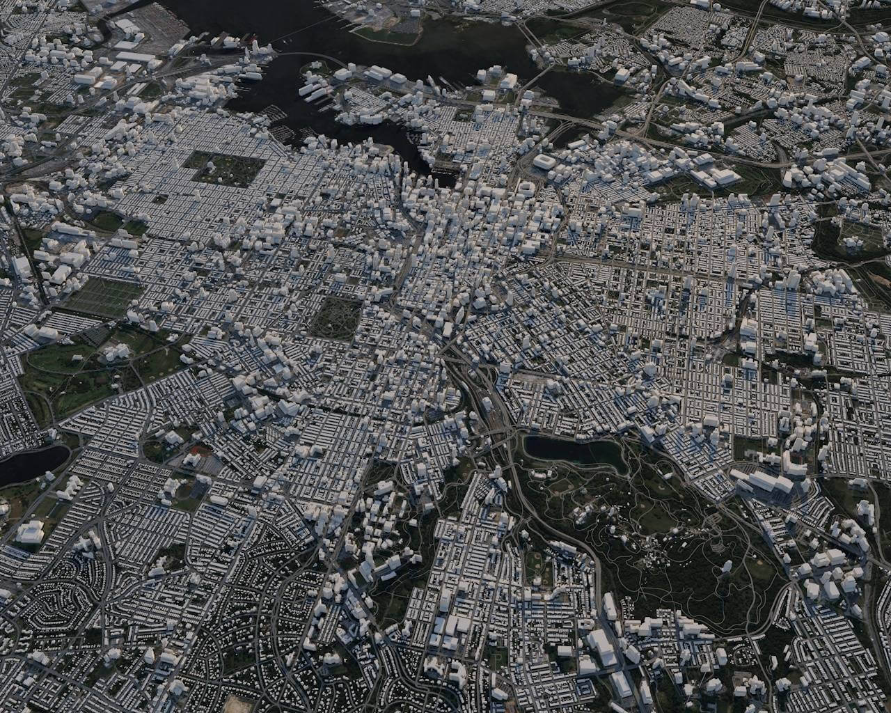 Baltimore Maryland - 3D Model by 3dstudio