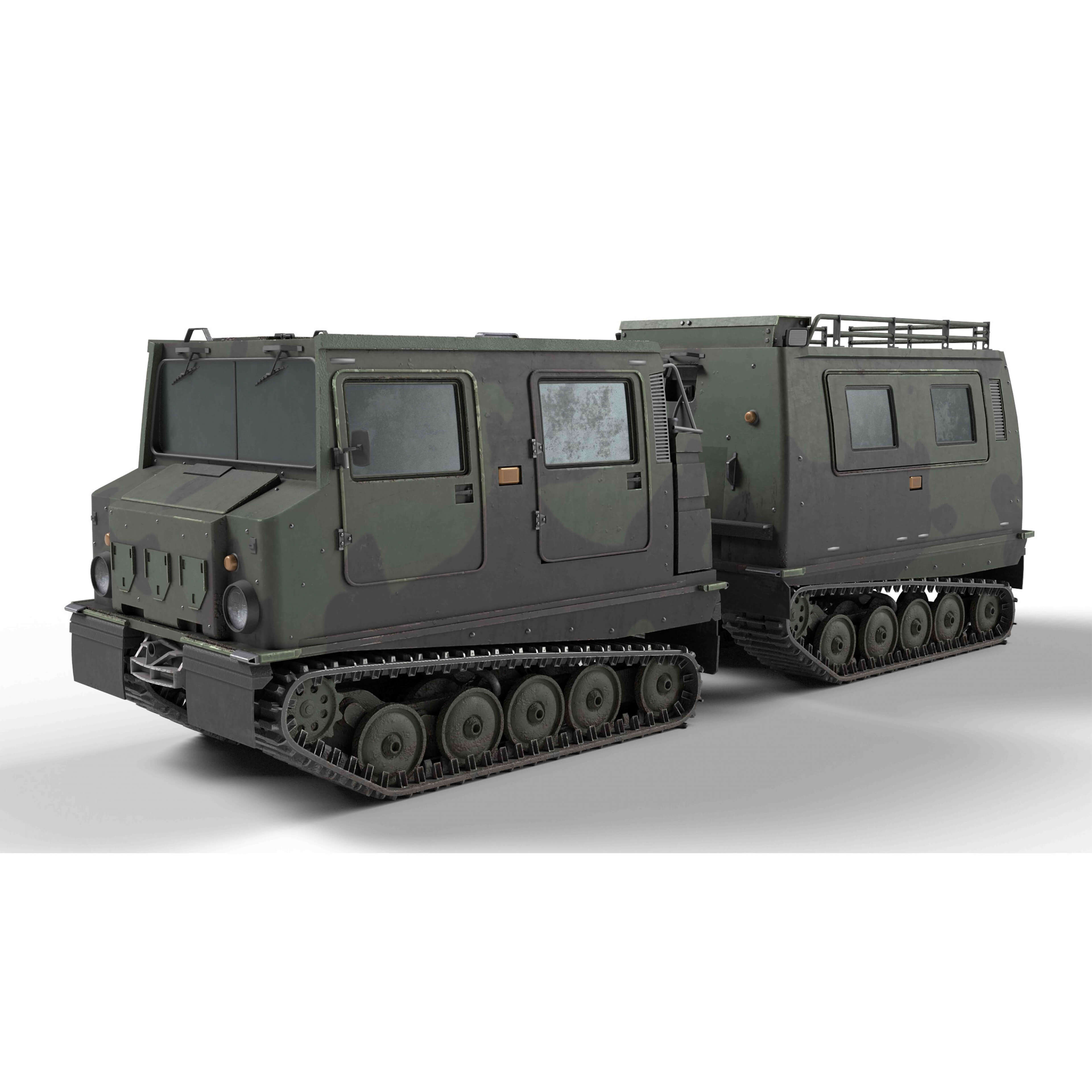 Bandvagn 206 Tracked Terrain Carrier - 3D Model by 3dstudio