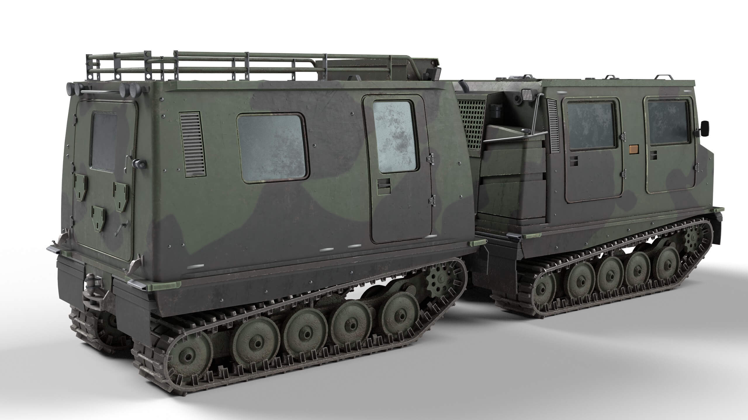 Bandvagn 206 Tracked Terrain Carrier 3D Model by 3dstudio