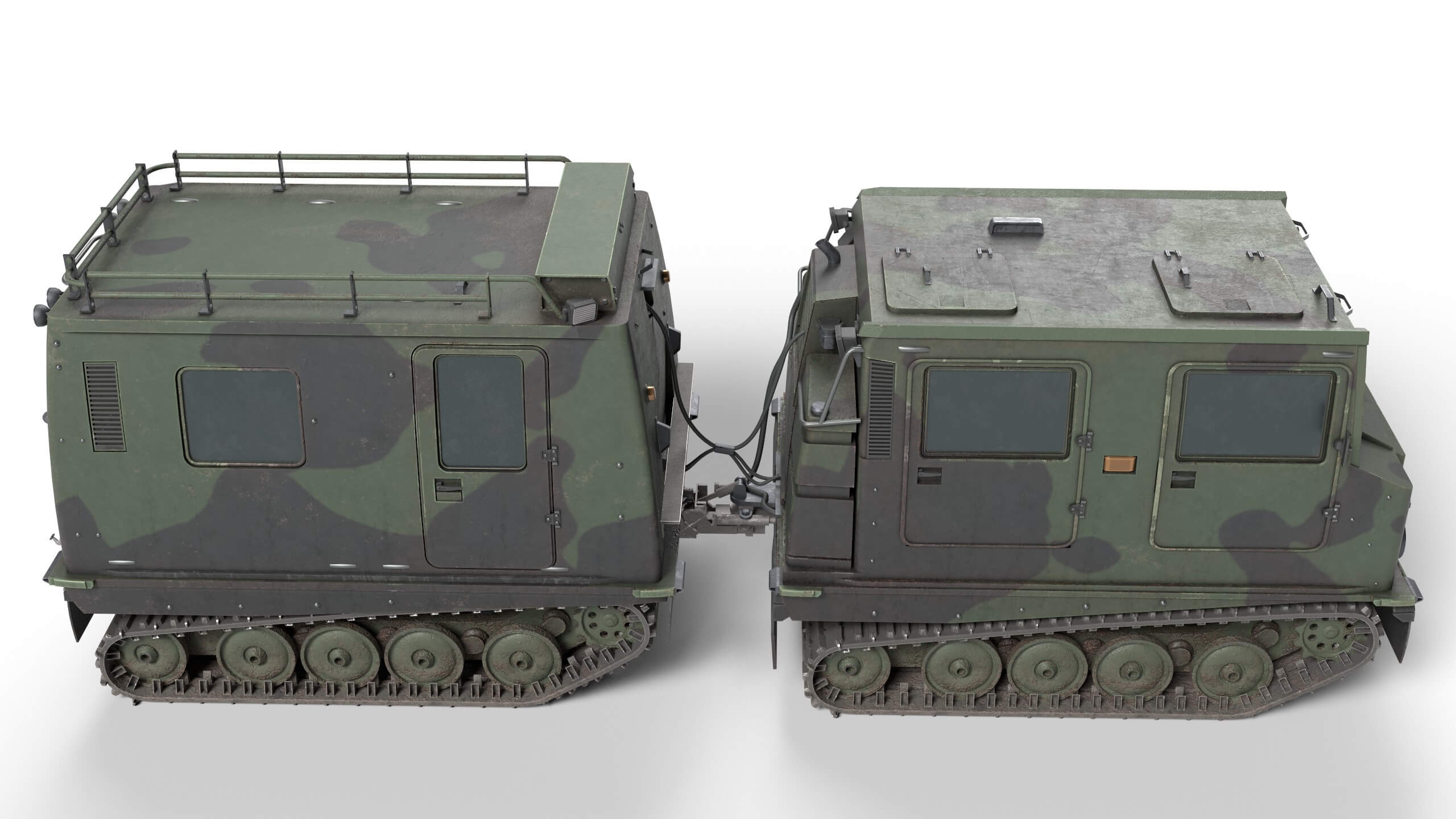 Bandvagn 206 Tracked Terrain Carrier 3D Model by 3dstudio