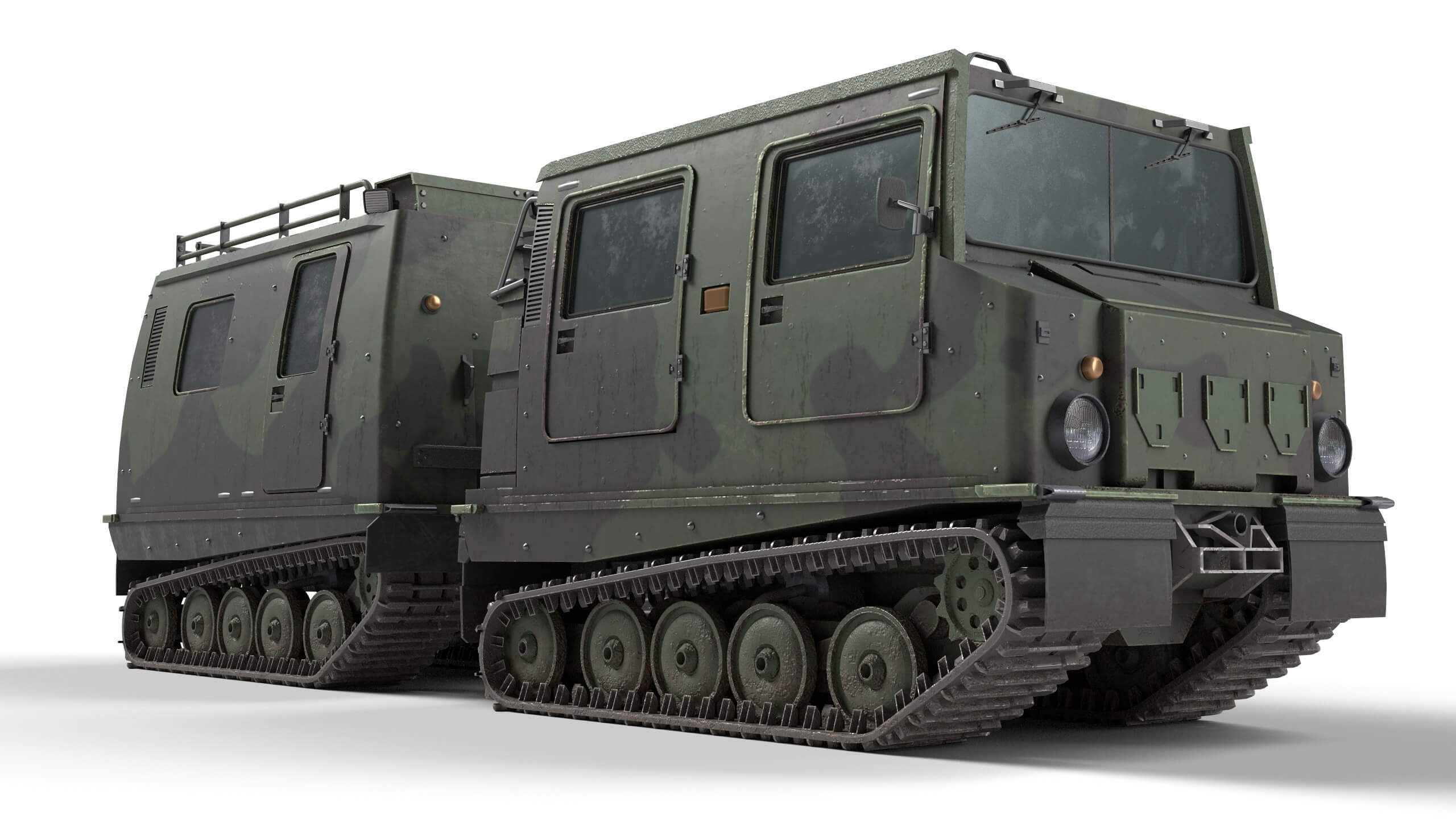 Bandvagn 206 Tracked Terrain Carrier 3D Model by 3dstudio