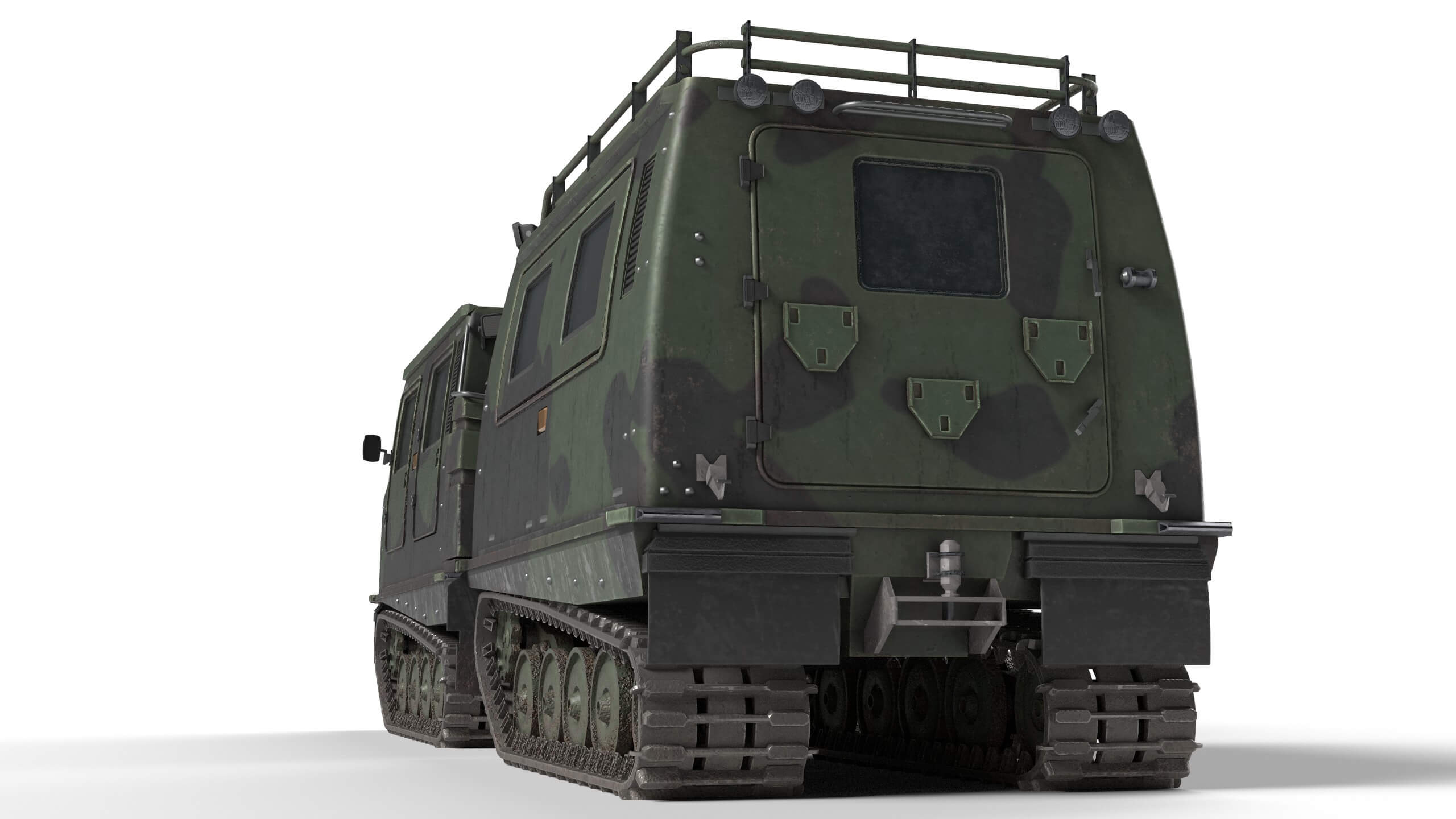 Bandvagn 206 Tracked Terrain Carrier 3D Model by 3dstudio