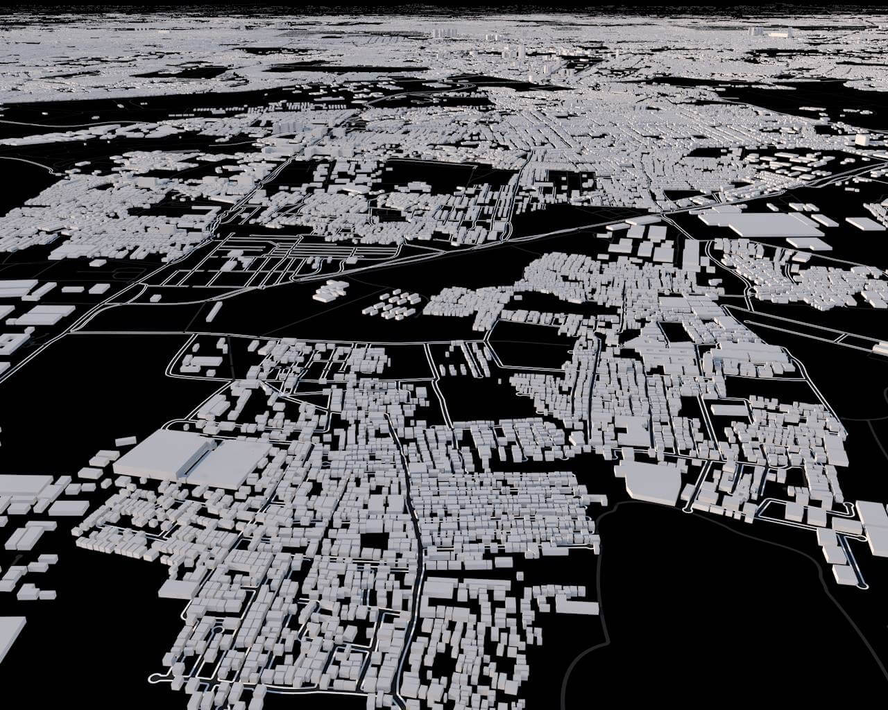 Bangalore India - 3D Model by 3dstudio