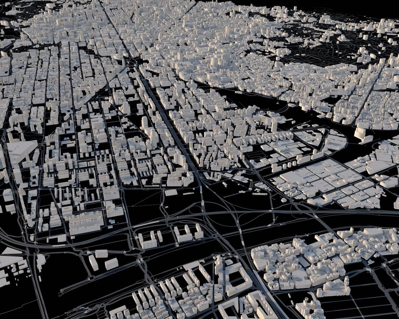 Barcelona Spain - 3D Model by 3dstudio