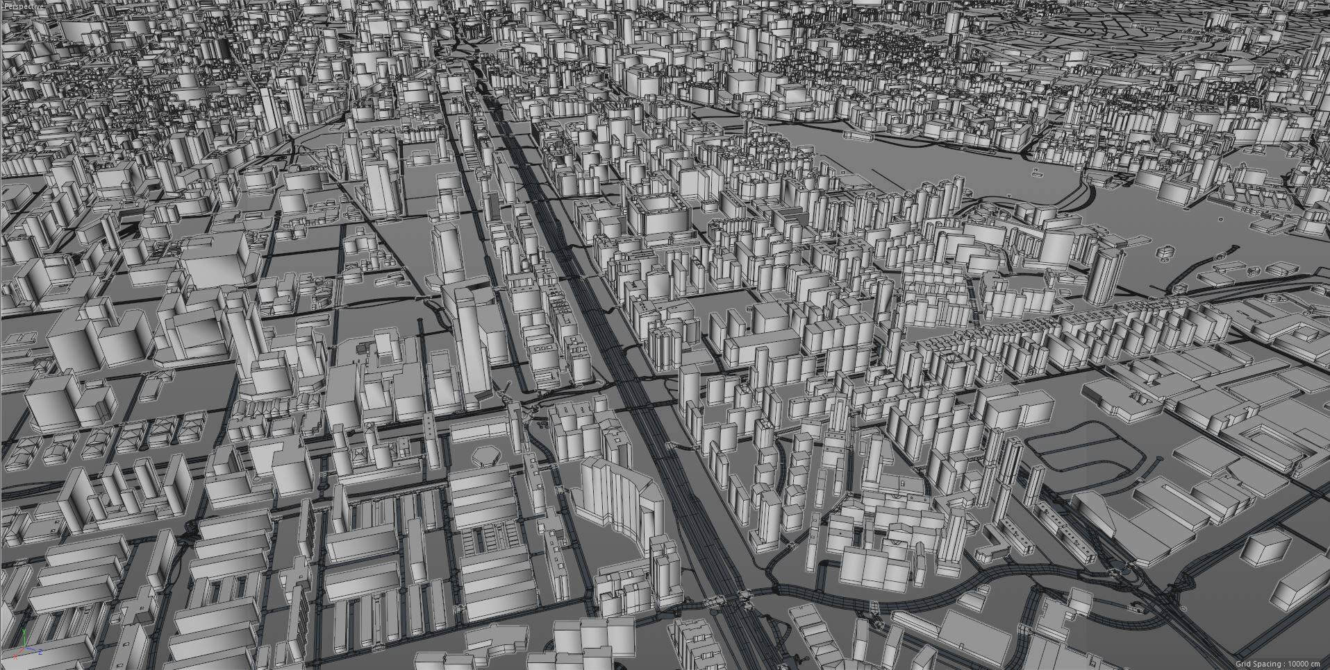 Barcelona Spain - 3D Model by 3dstudio