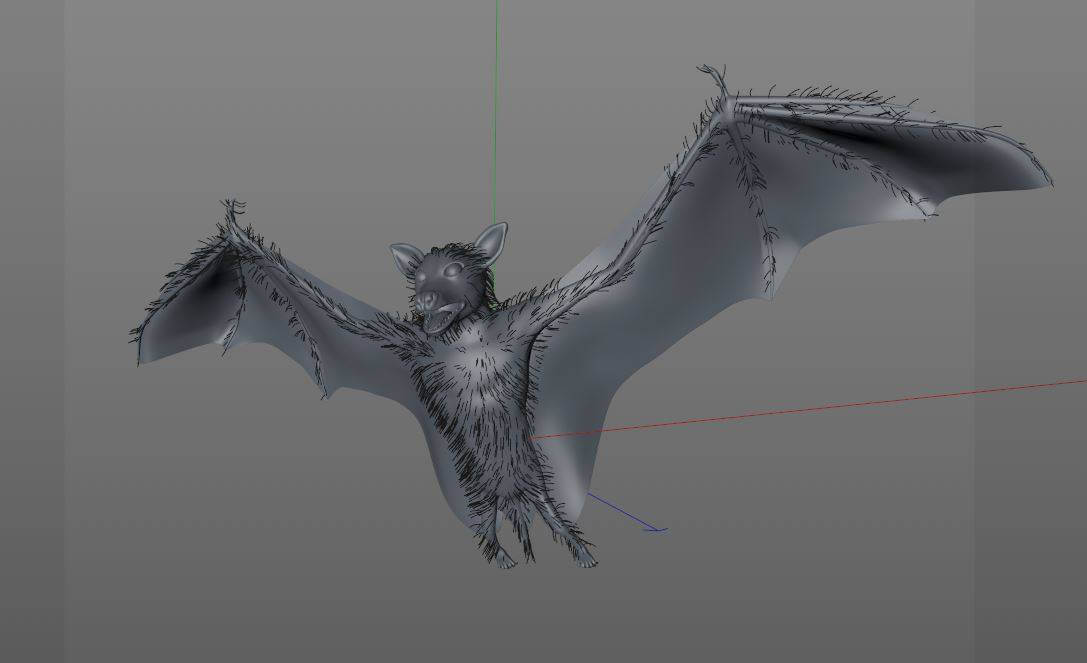 Bat - 3D Model by 3dstudio