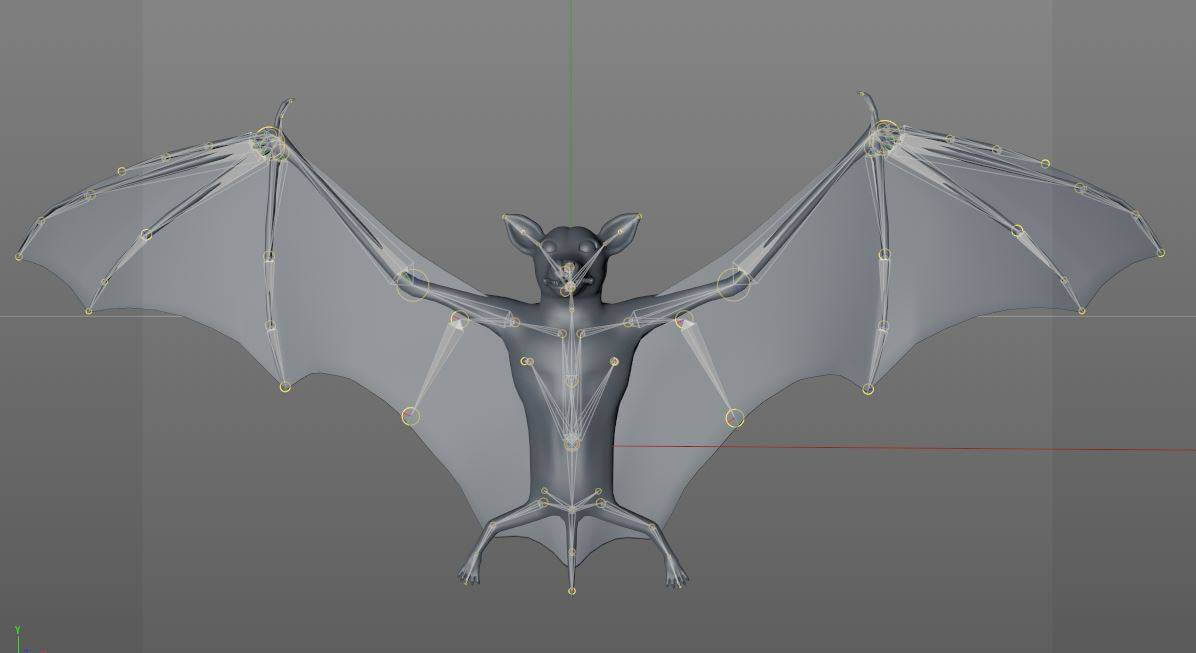 Bat - 3D Model by 3dstudio