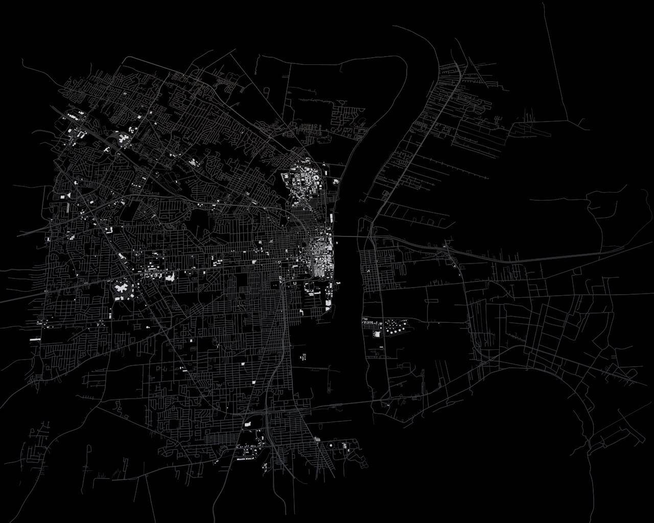 Baton Rouge Louisiana - 3D Model by 3dstudio