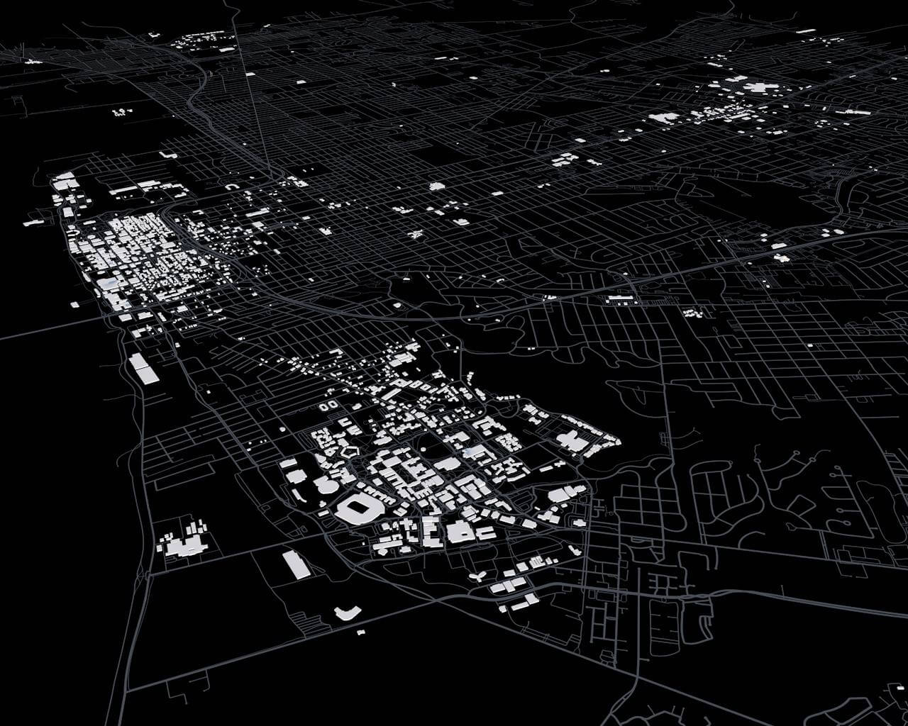 Baton Rouge Louisiana - 3D Model by 3dstudio