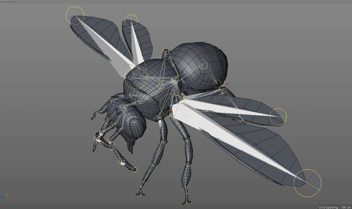 Bee - 3D Model by 3dstudio