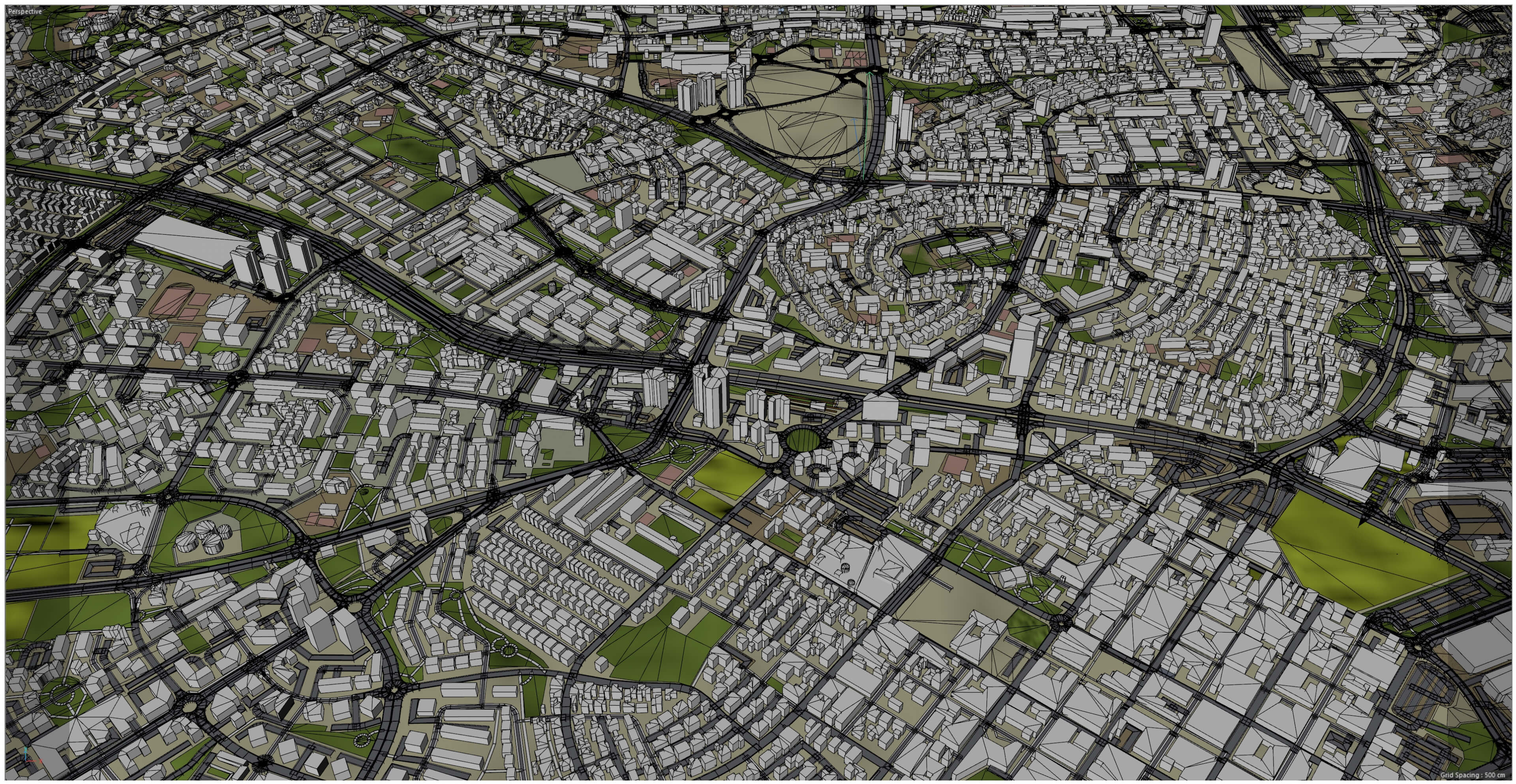 Beer Sheva City Israel 3D Model 20km by 3dstudio